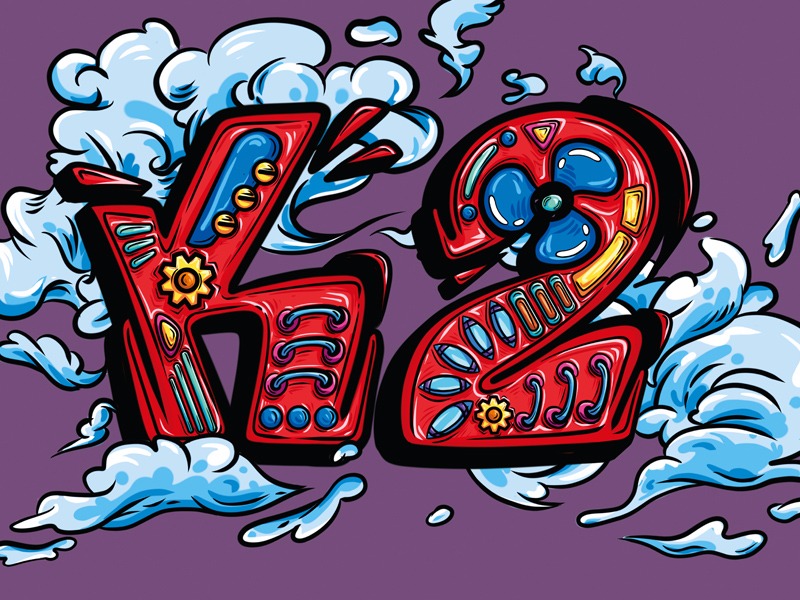 K2字母设计_小猫的可爱病-站酷ZCOOL