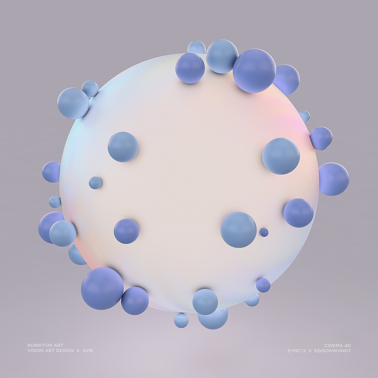 E=MC^2 | C4D.Material|三维|场景|Edisonwong7_原创作品-站酷ZCOOL