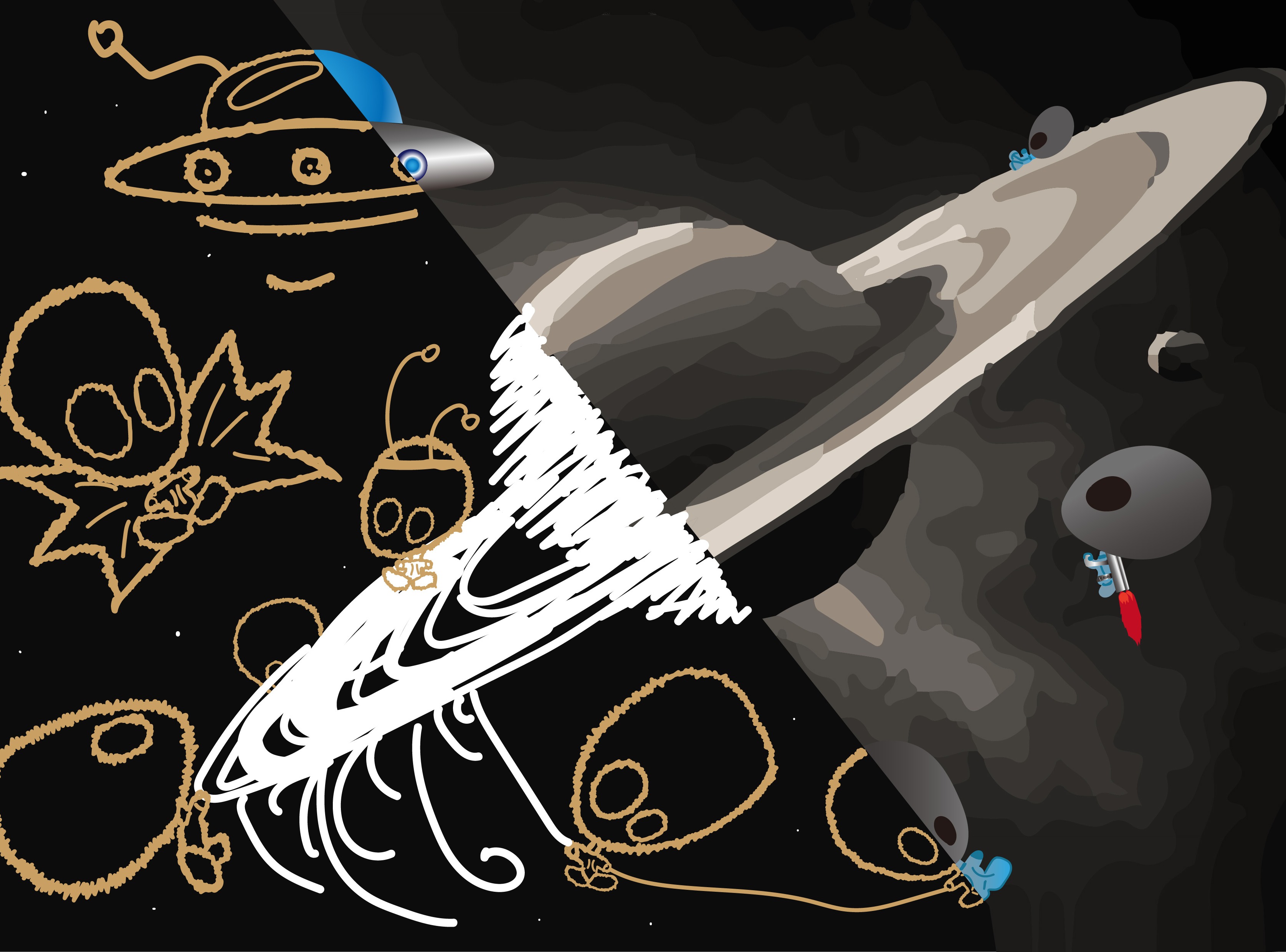 Stupid hunman beings_王妙利-站酷ZCOOL