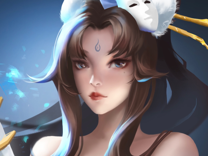 练习的厚涂同人头像_克LU克-站酷ZCOOL