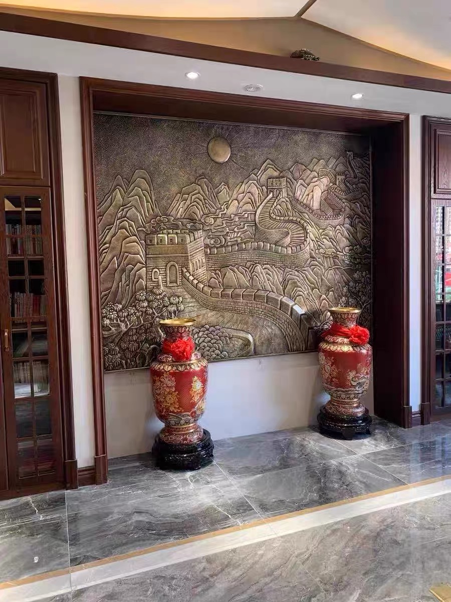 集团办公楼大厅浮雕设计_浮雕设计公司-站酷ZCOOL