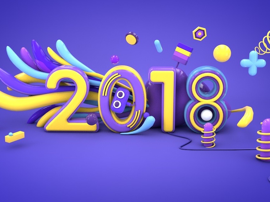 C4D 炫酷数字练习_王晓蕊-站酷ZCOOL