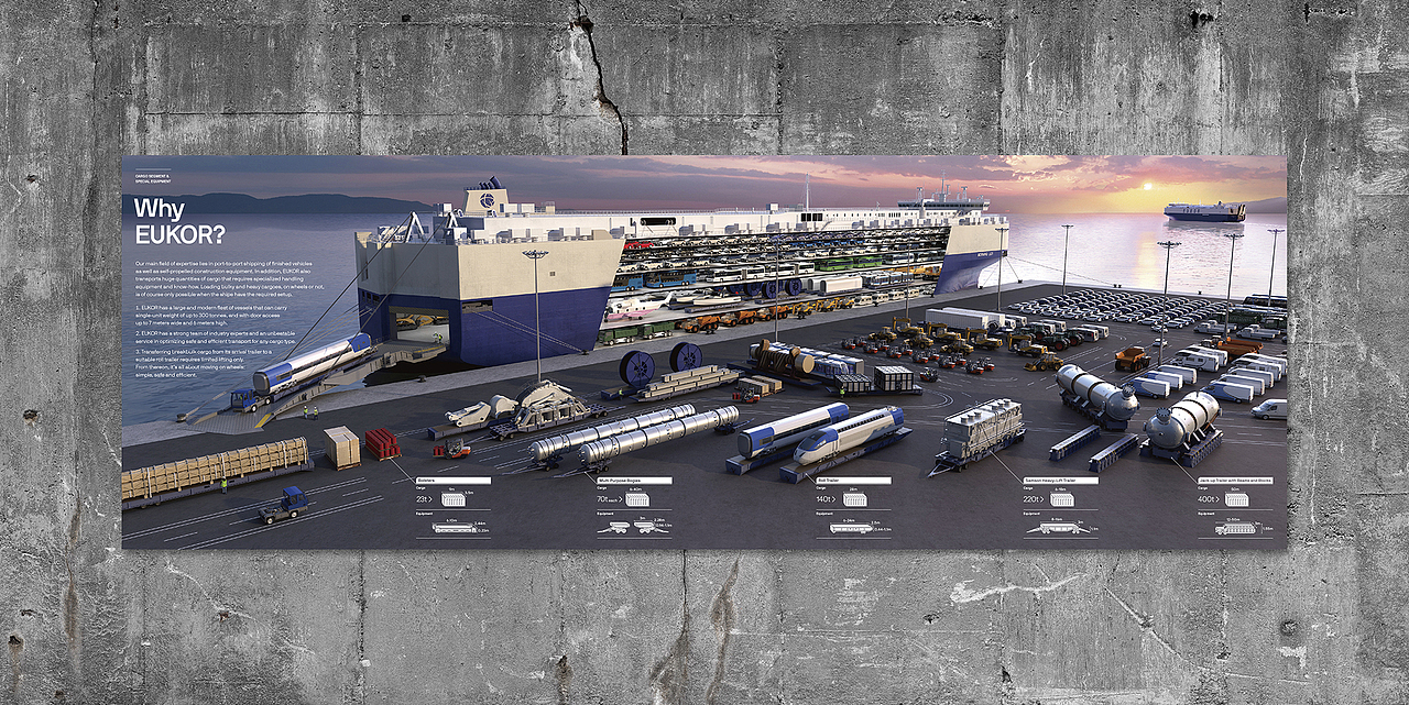 EUKOR roro-ship的内部图(Internal Diagram)_cinhaus-站酷ZCOOL