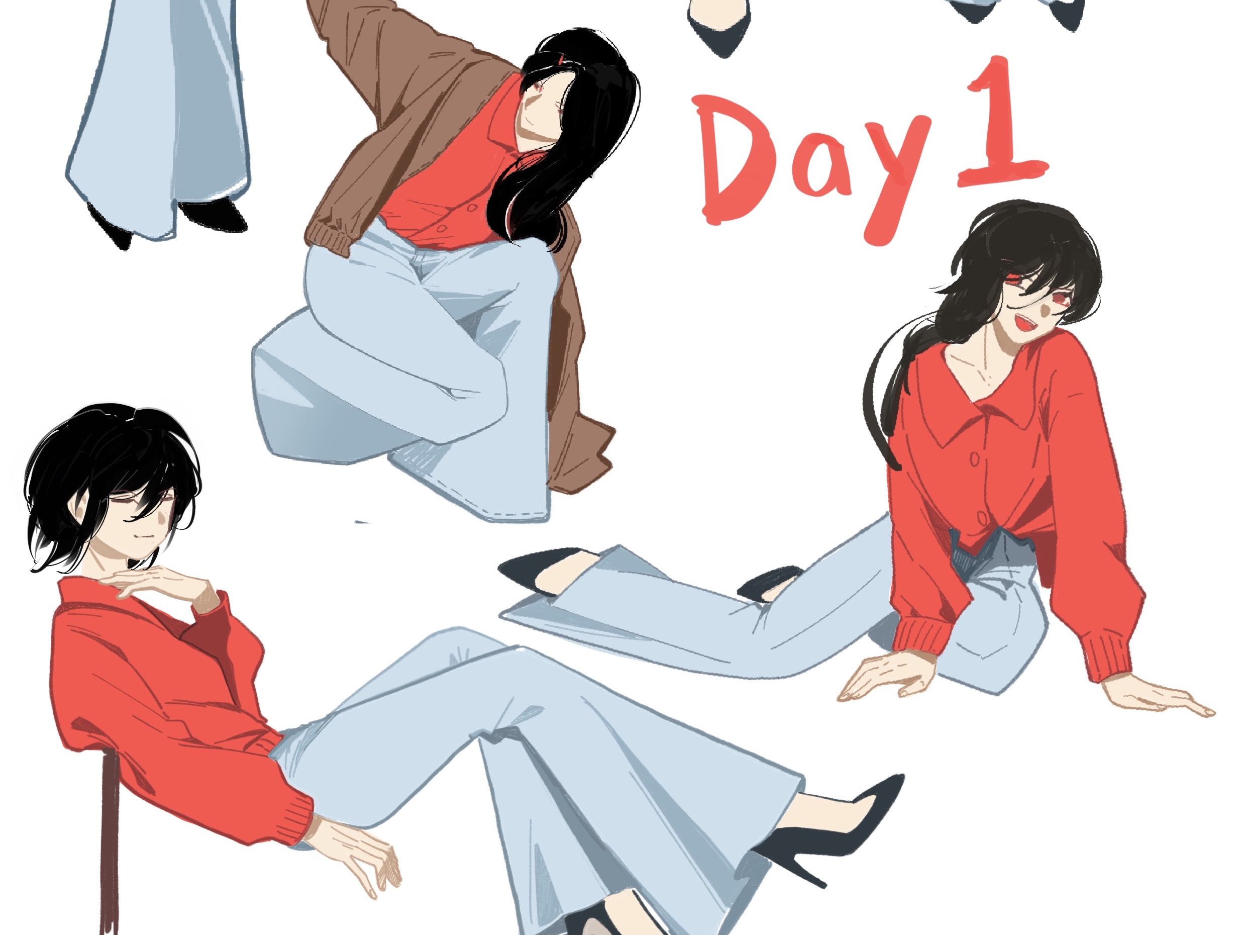 速写打卡day1_周期a-站酷ZCOOL