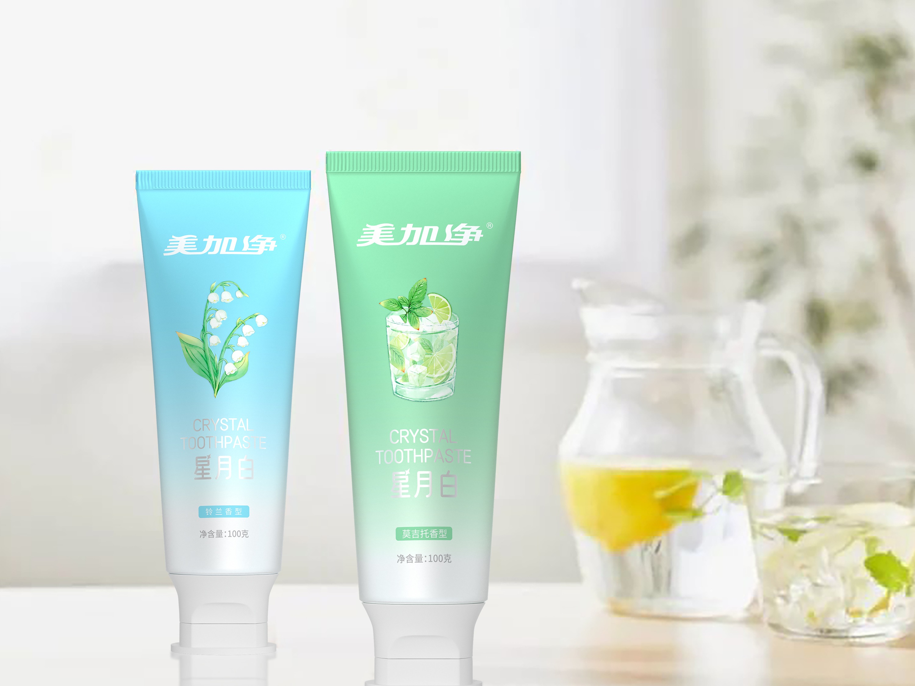 美加净×璞梵 牙膏里的风味轮，从齿你是人间四月天！_璞梵PUFINE-站酷ZCOOL