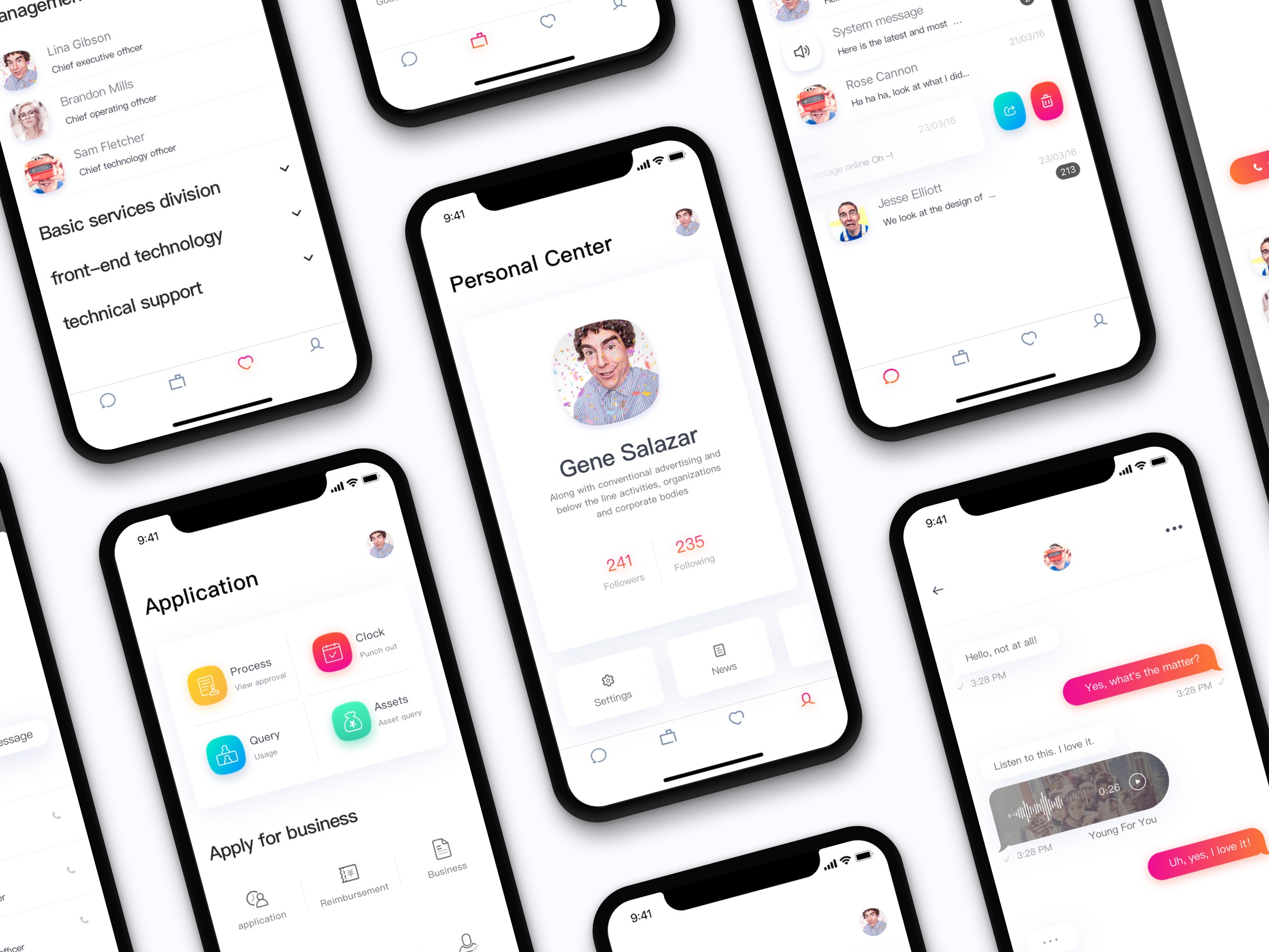 OA系统界面设计_态度决定一切-站酷ZCOOL
