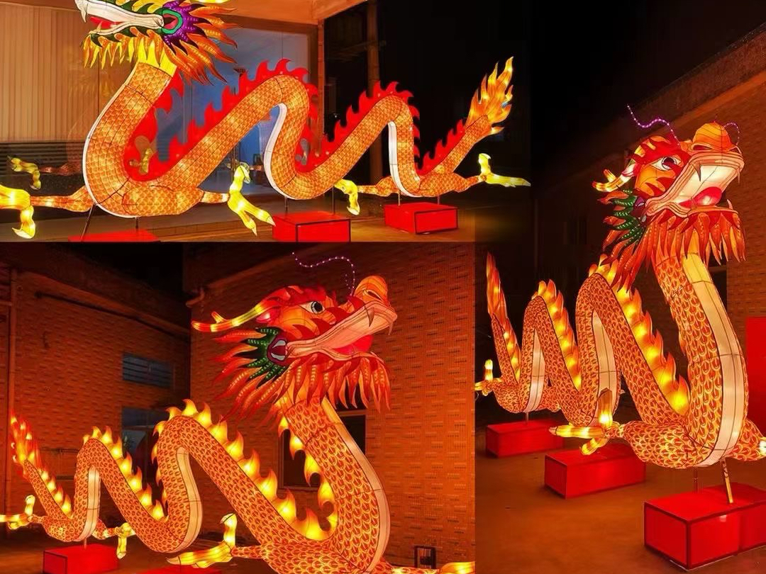 中国龙花灯龙拱门龙隧道龙年大吉龙年吉祥_taotaowenhua125-站酷ZCOOL