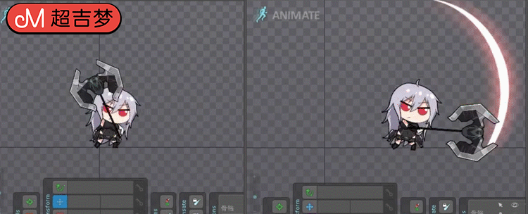 spine动画游戏2D骨骼龙骨动画_超吉梦-站酷ZCOOL