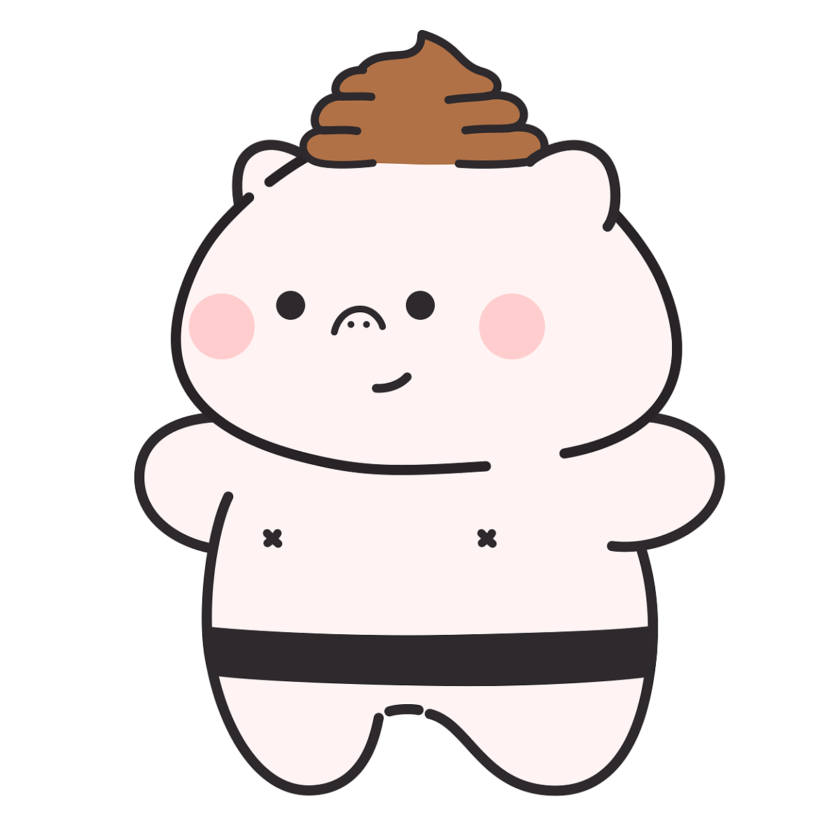 猪十八——初次见面 请多指教_甜兔酱和泥萌兔-站酷ZCOOL