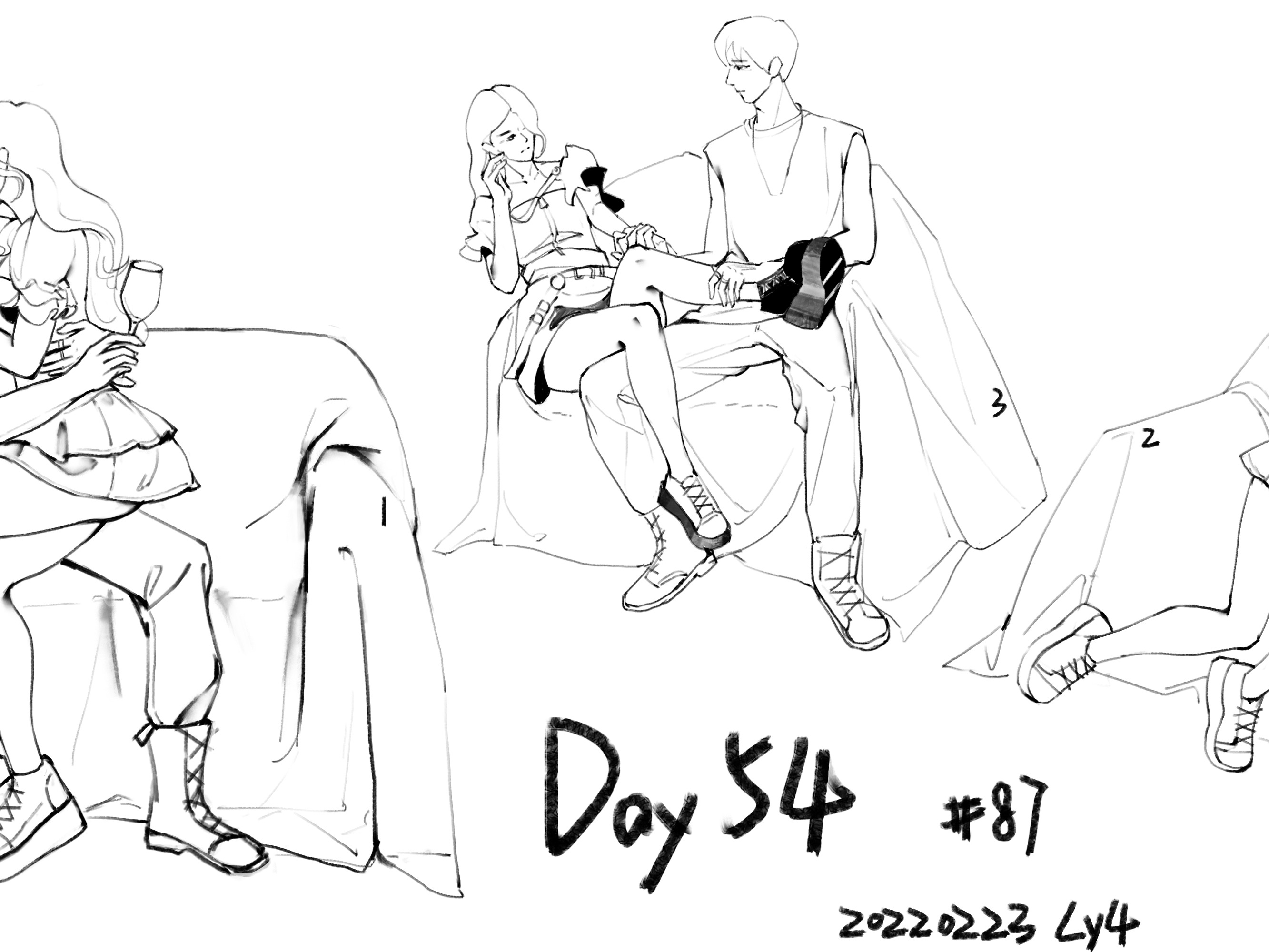 #速写60天挑战赛# Day54 @速写班长_立羽A-站酷ZCOOL