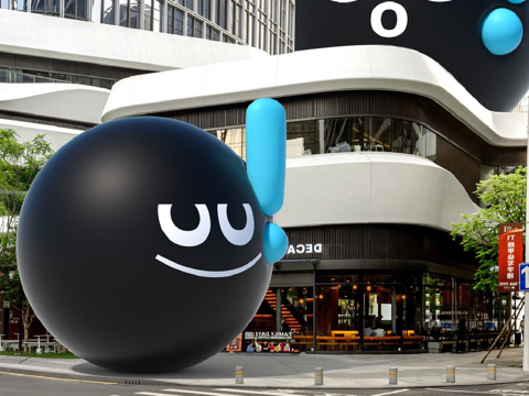 国内首个“颜表情IP”之-“OHOO”系列主题美陈_IP设计老何说-站酷ZCOOL