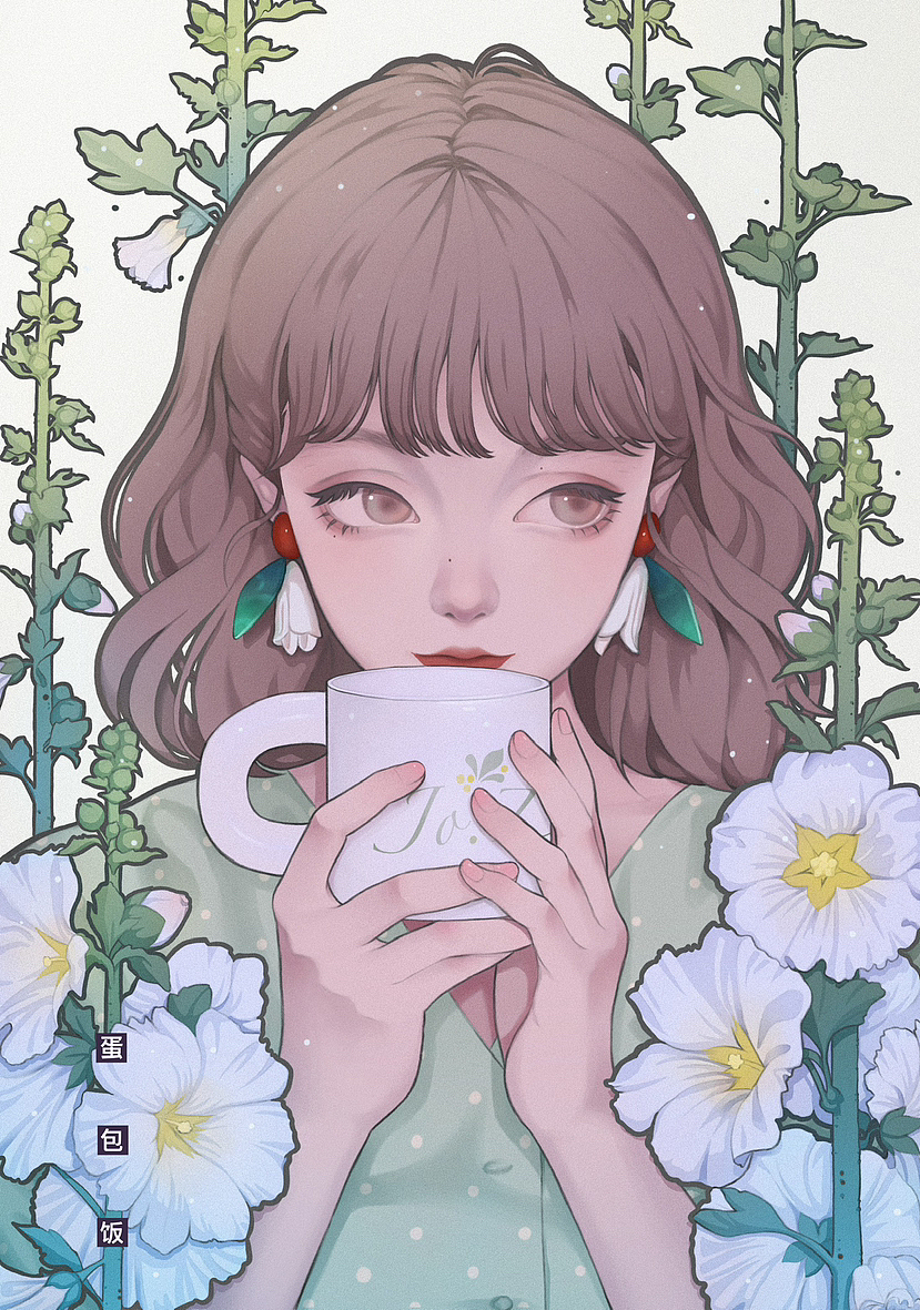 【花与她】iPad原创绘画合集_蛋包饭JoZ-站酷ZCOOL