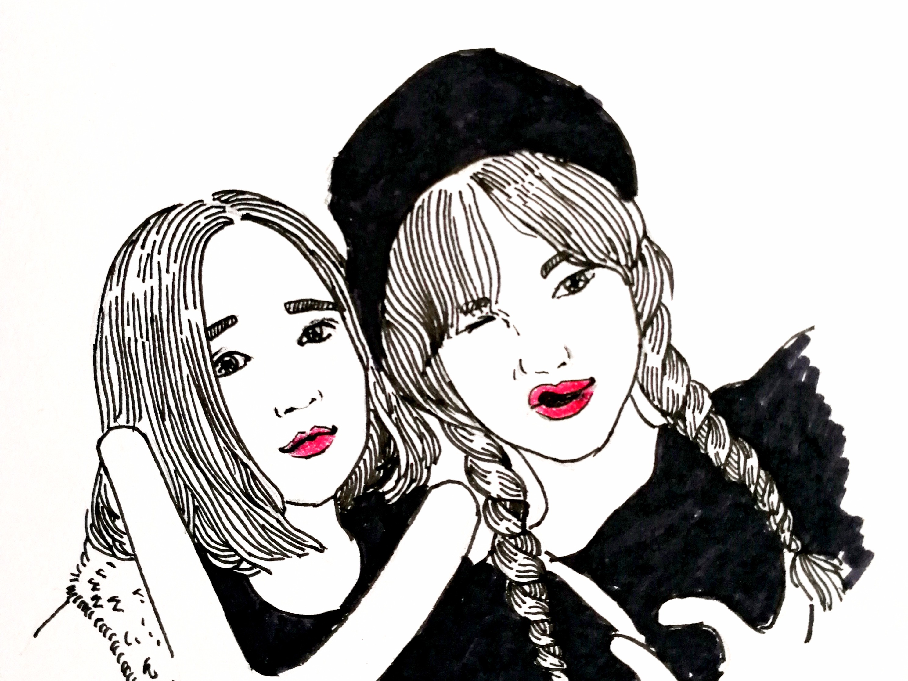 线条头像_周哈哈zxl-站酷ZCOOL