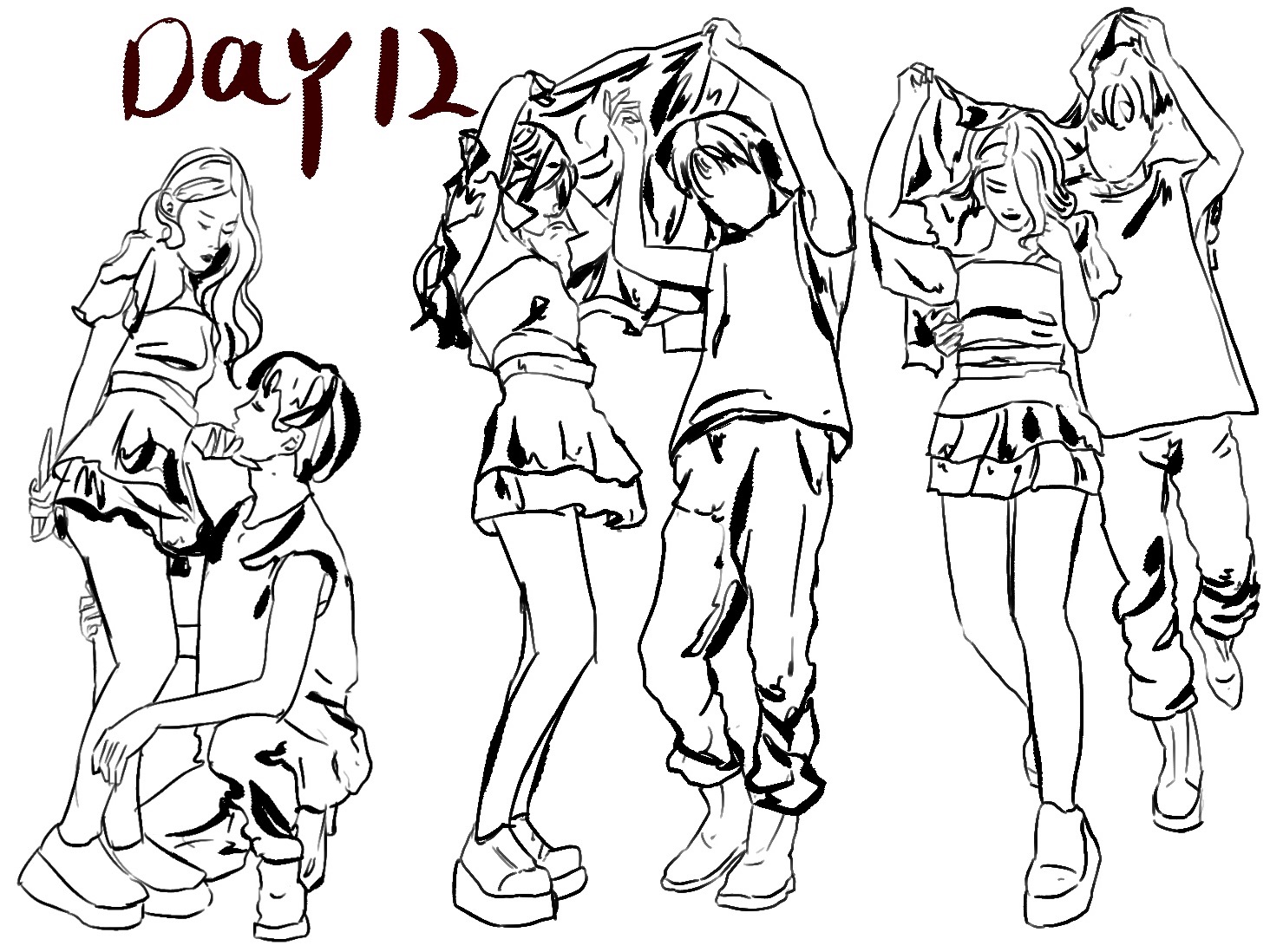 #速写60天挑战赛# day12@速写班长 _哆啦粥粥-站酷ZCOOL