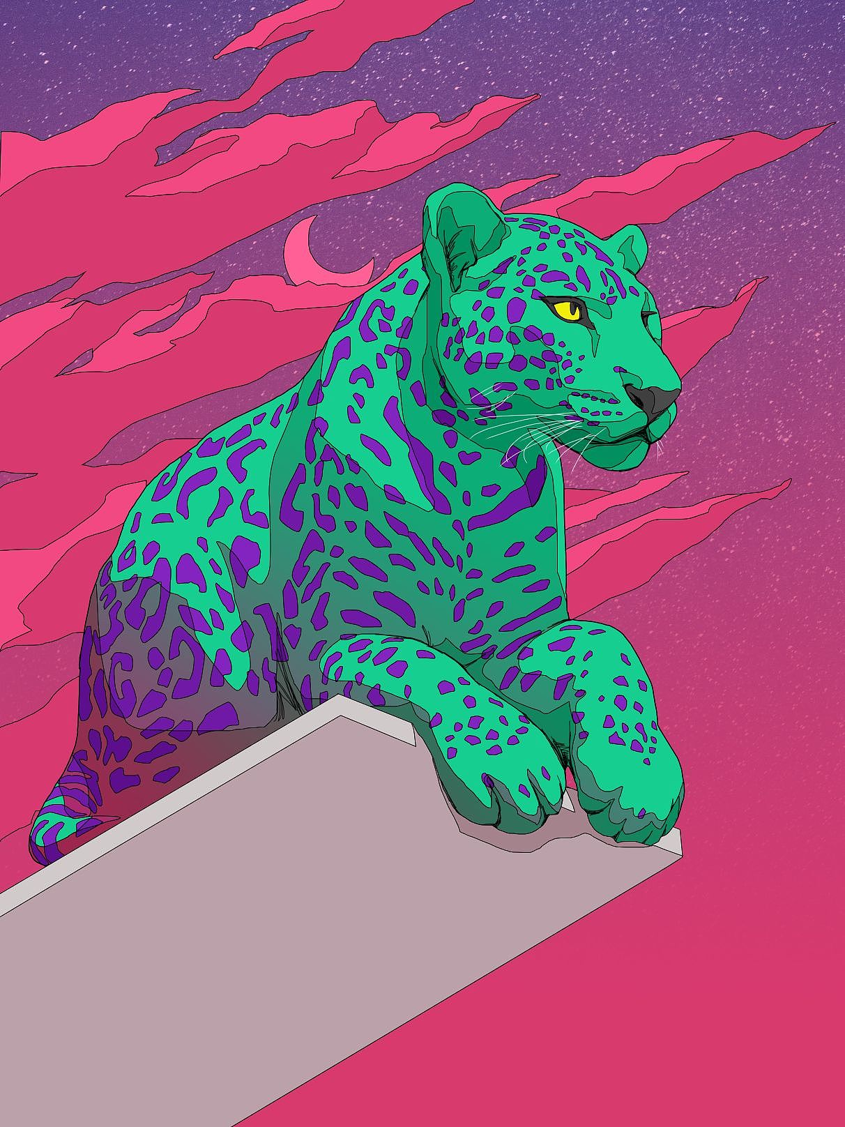Surreal Leopard 06_Popster-站酷ZCOOL