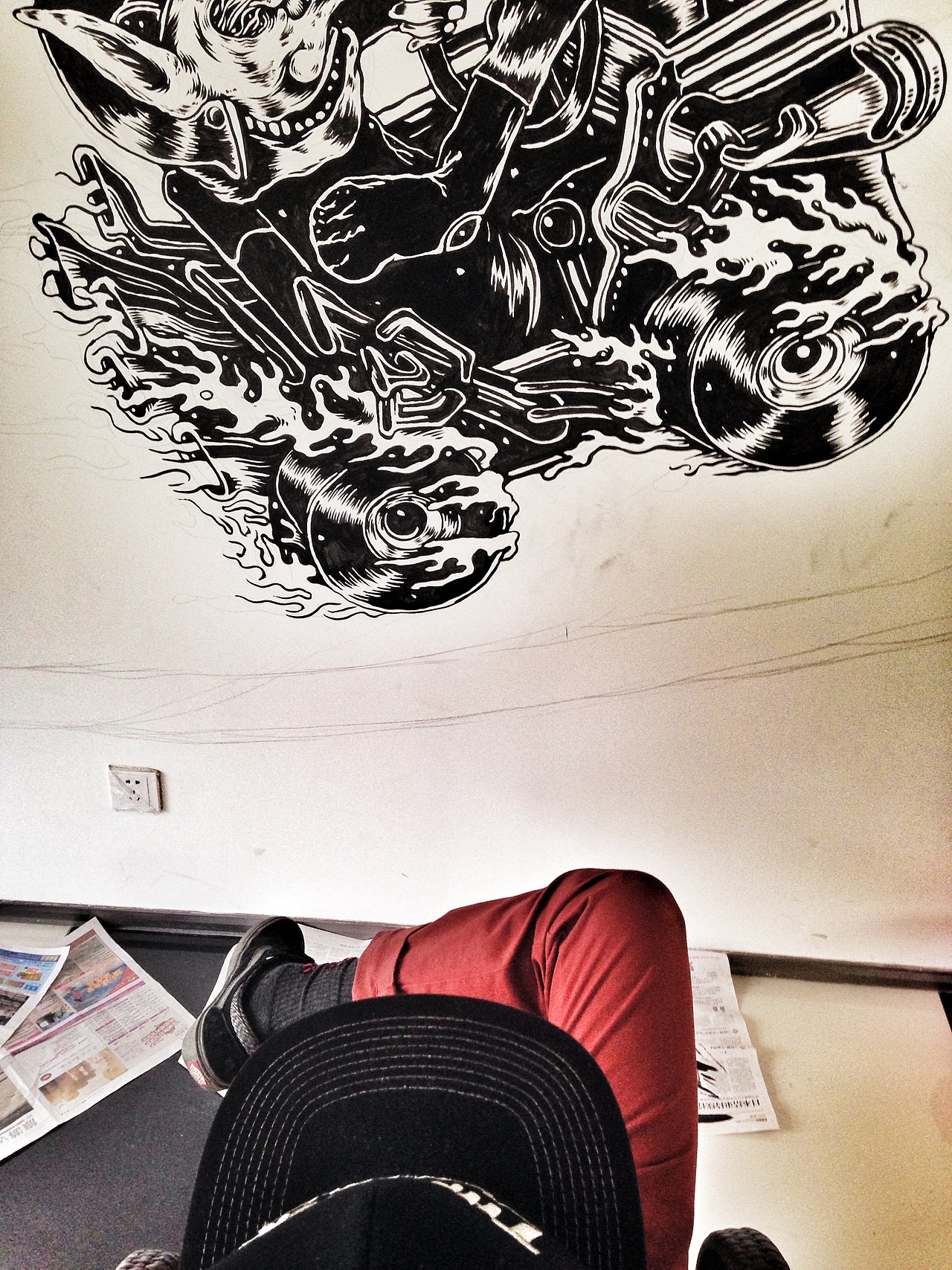 整理了一下最近的画.off the wall !!_独眼矮子-站酷ZCOOL