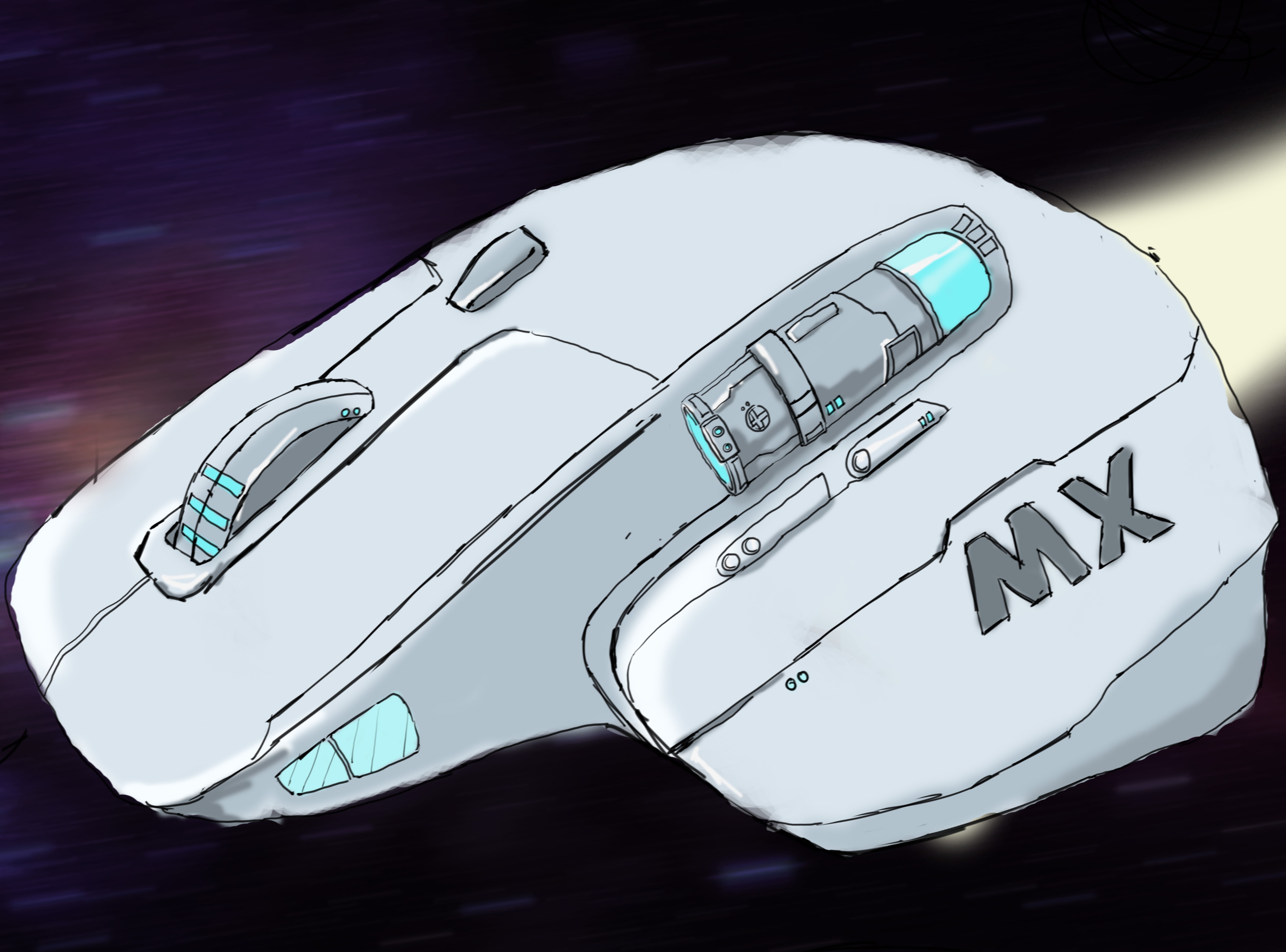 MX上太空_雨来不躲-站酷ZCOOL