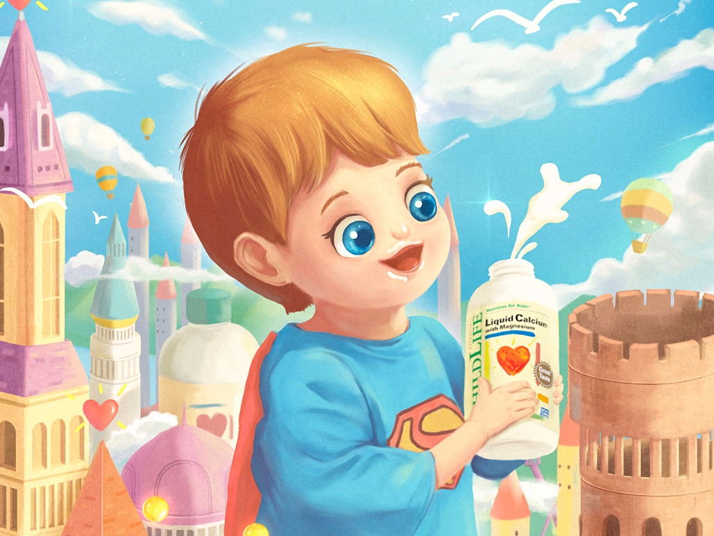 童年时光活动页面手绘KV_Annie小蜗丶-站酷ZCOOL