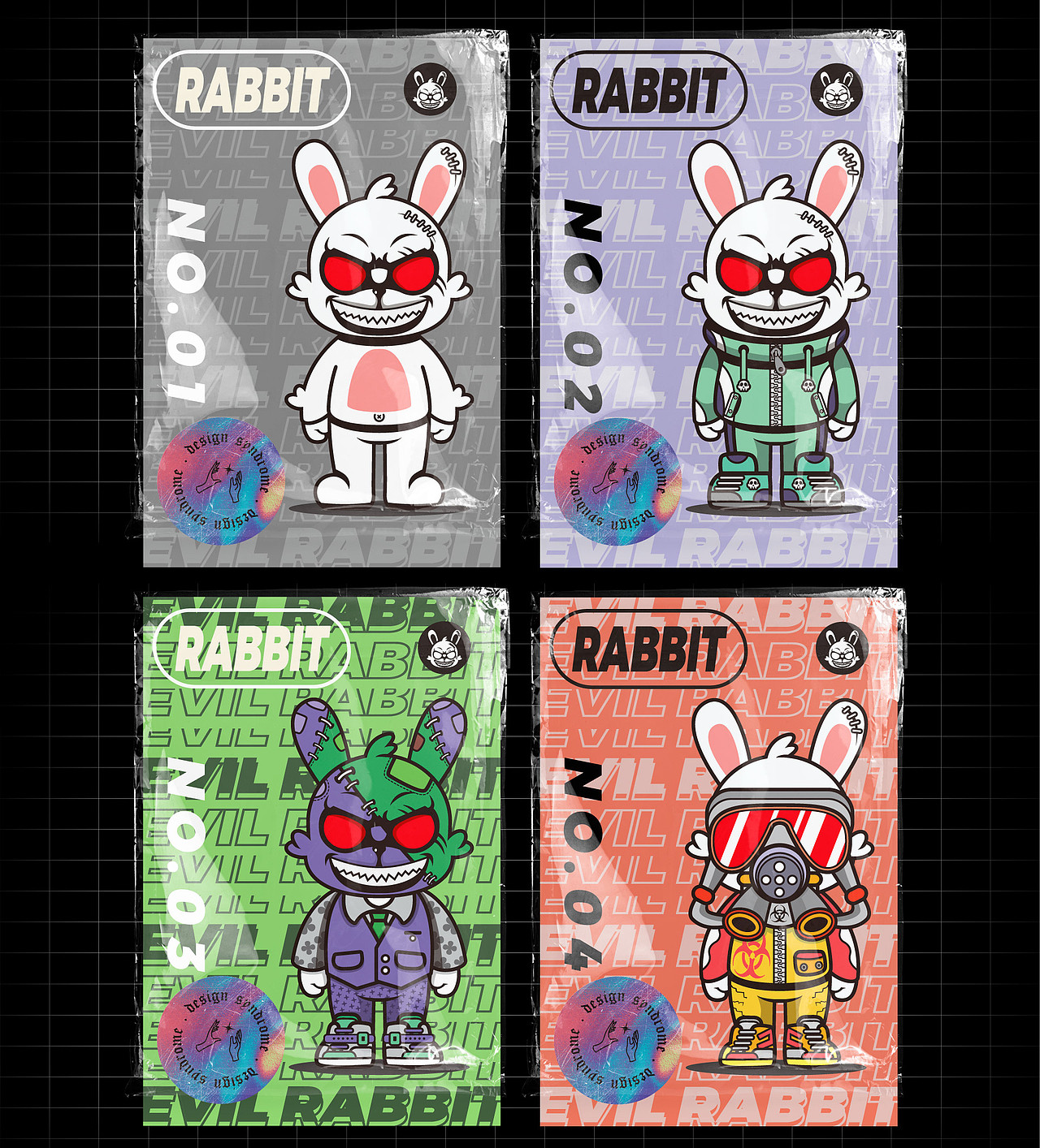 原创潮流ip·EVIL RABBIT|插画|商业插画|ZyouSdesign_原创作品-站酷ZCOOL