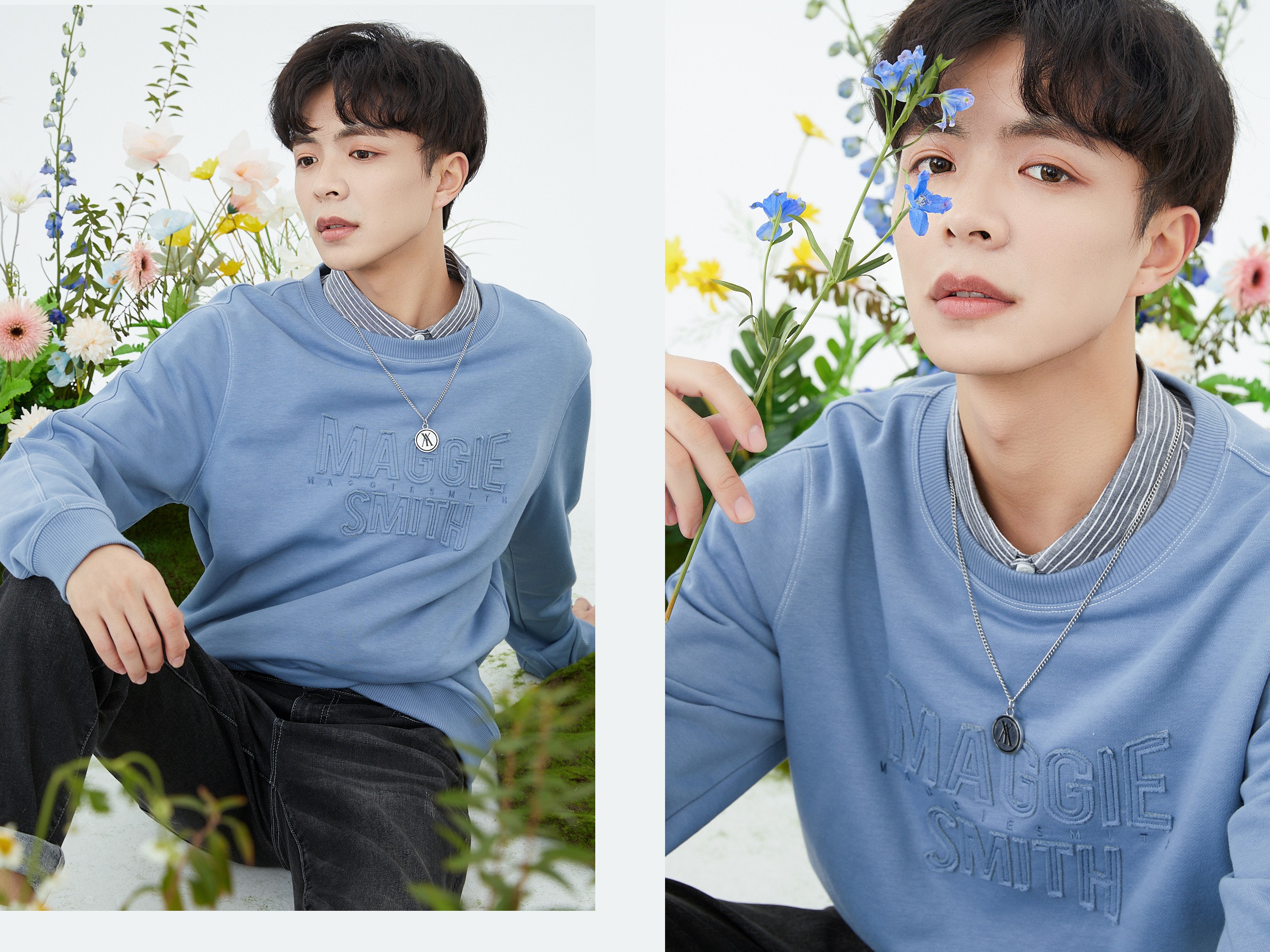 Flower and youth 花与少年_凌依Elaine-站酷ZCOOL