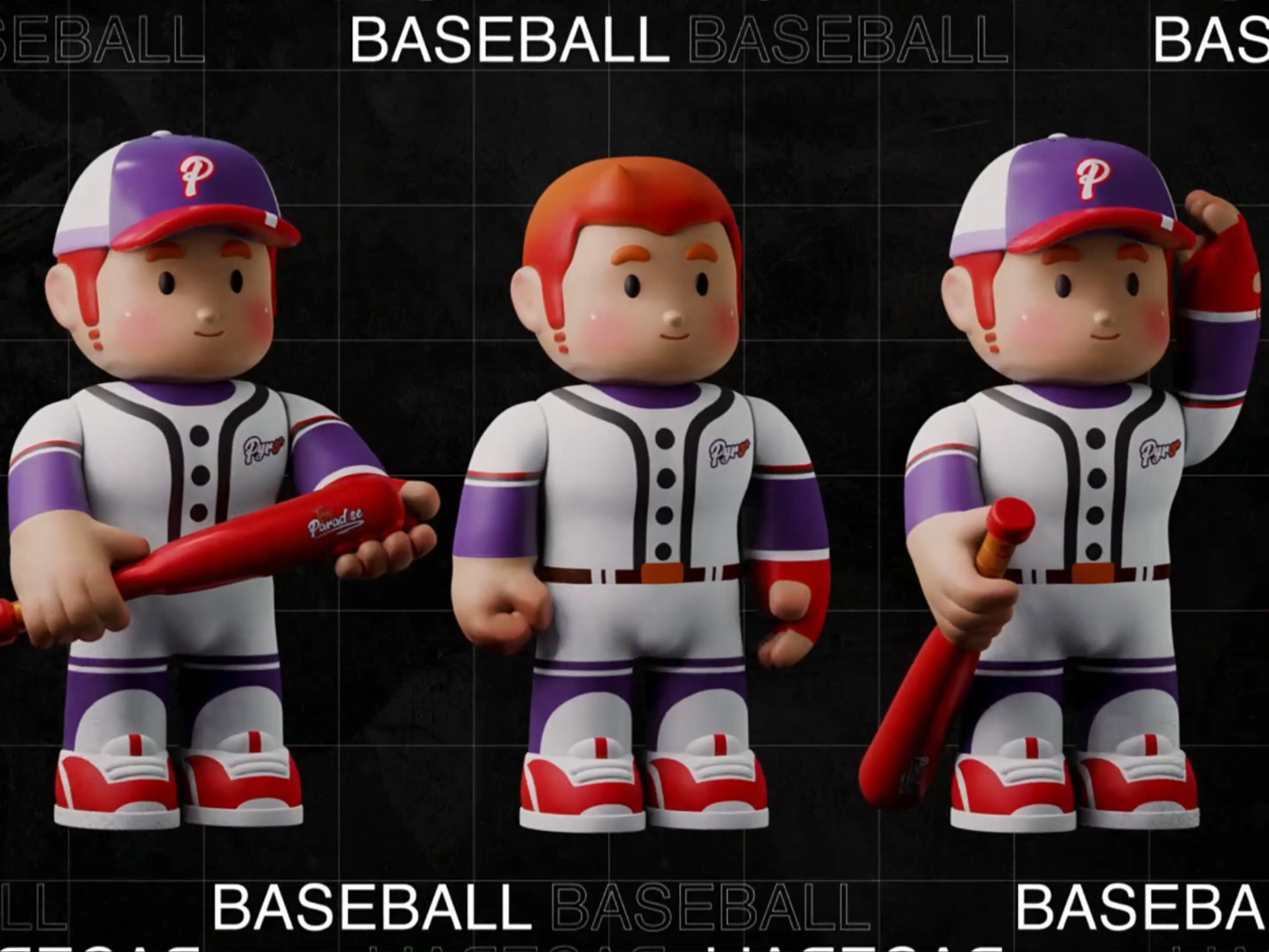 PYRO⚾️棒球队长_Pyrojewel_Studio-站酷ZCOOL