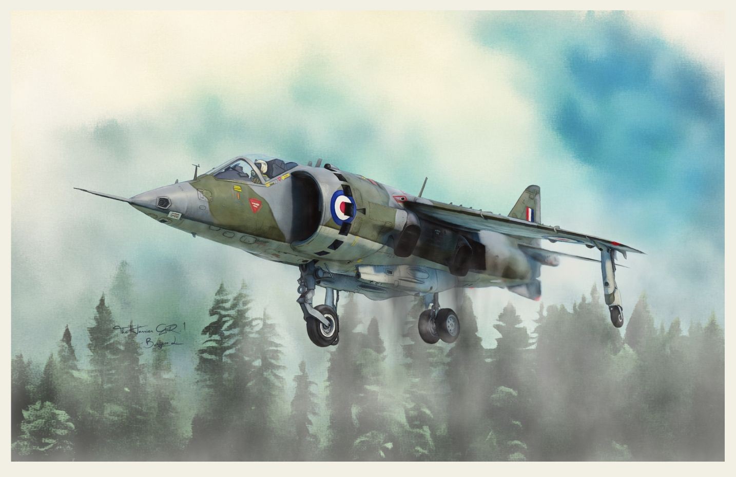 鹞式战斗机 Gr.1_GJdaddy-站酷ZCOOL