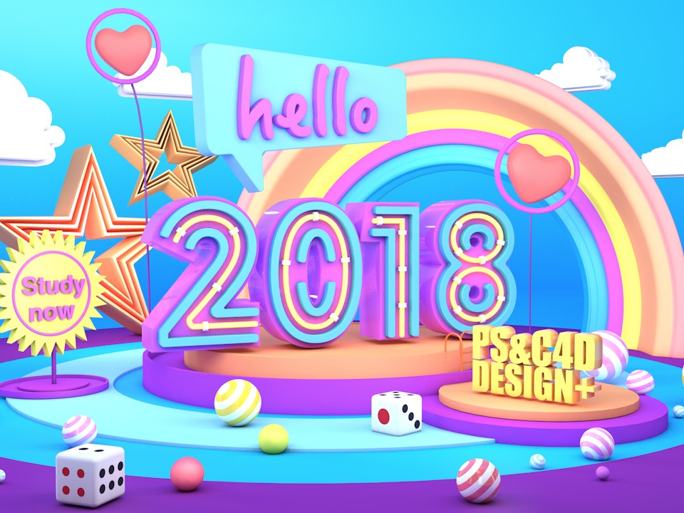 Hello，2018_IRONDA-站酷ZCOOL