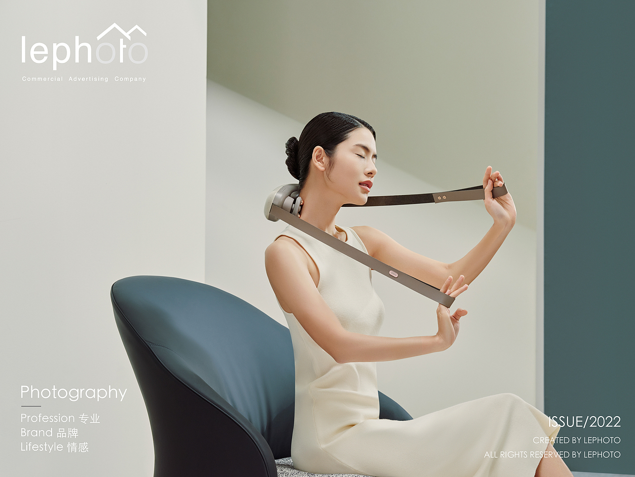 个护摄影 | Neck 5 Pro颈部按摩仪 ️ 乐在拍lephoto_乐在拍Lephoto-站酷ZCOOL