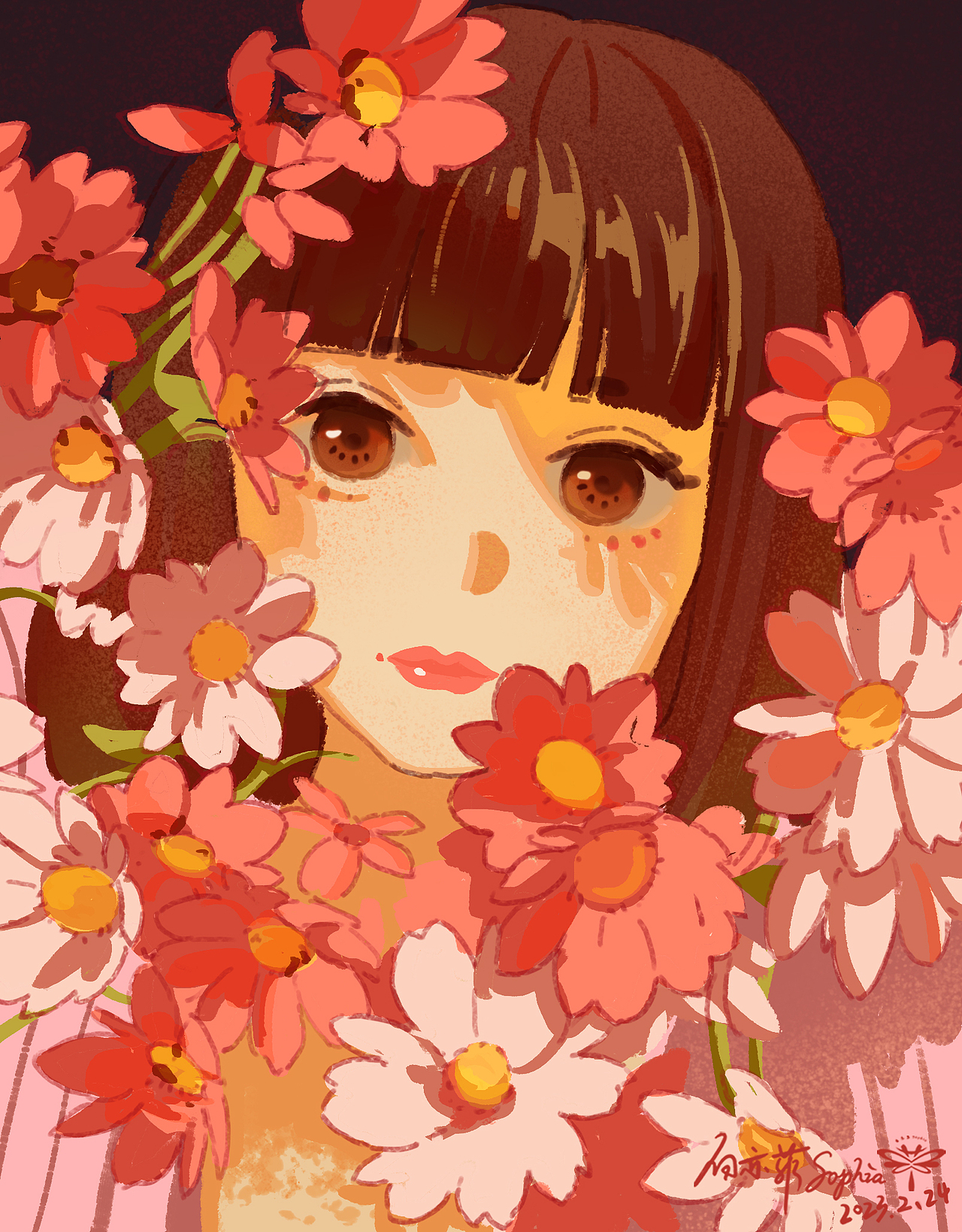 【色彩60天挑战赛&色彩班长】插画合集_白亦菲Sophia-站酷ZCOOL