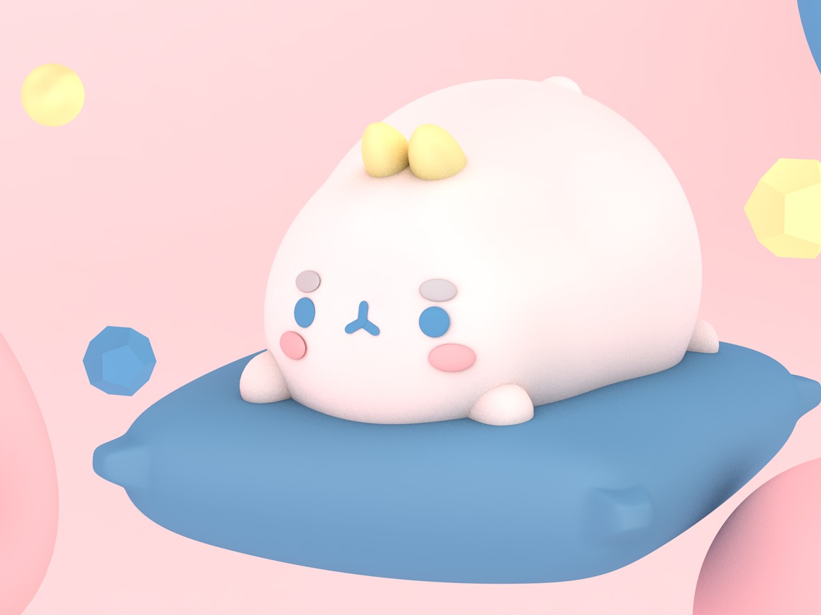 小可爱建模——C4D练习_Anne小樊-站酷ZCOOL