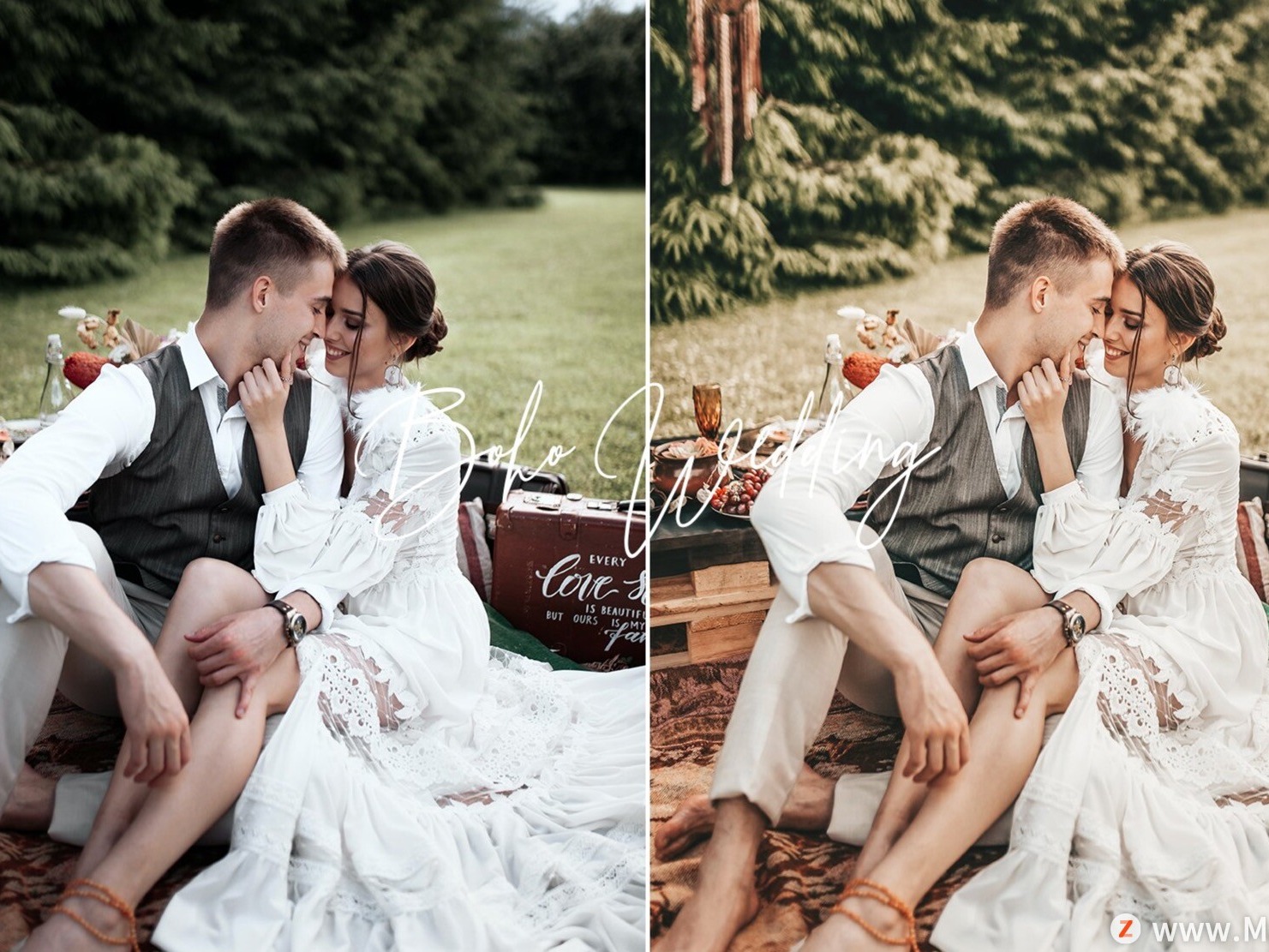 温暖的波西米亚婚礼lr预设_mac开心-站酷ZCOOL