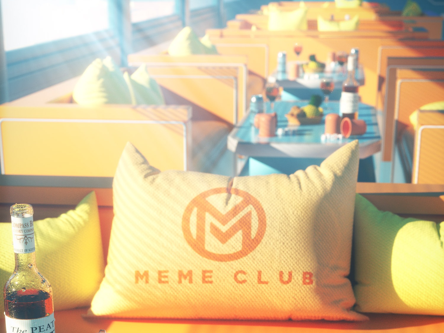 MEME CLUB 海报_草帽haizei-站酷ZCOOL