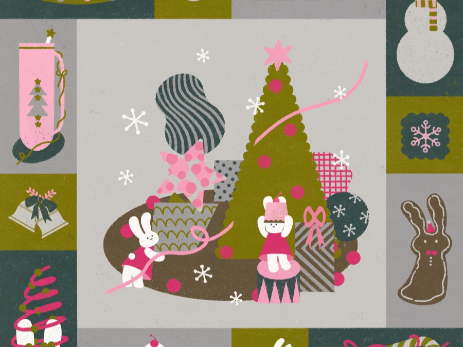 插画｜Christmas🎄_鹅捏-站酷ZCOOL