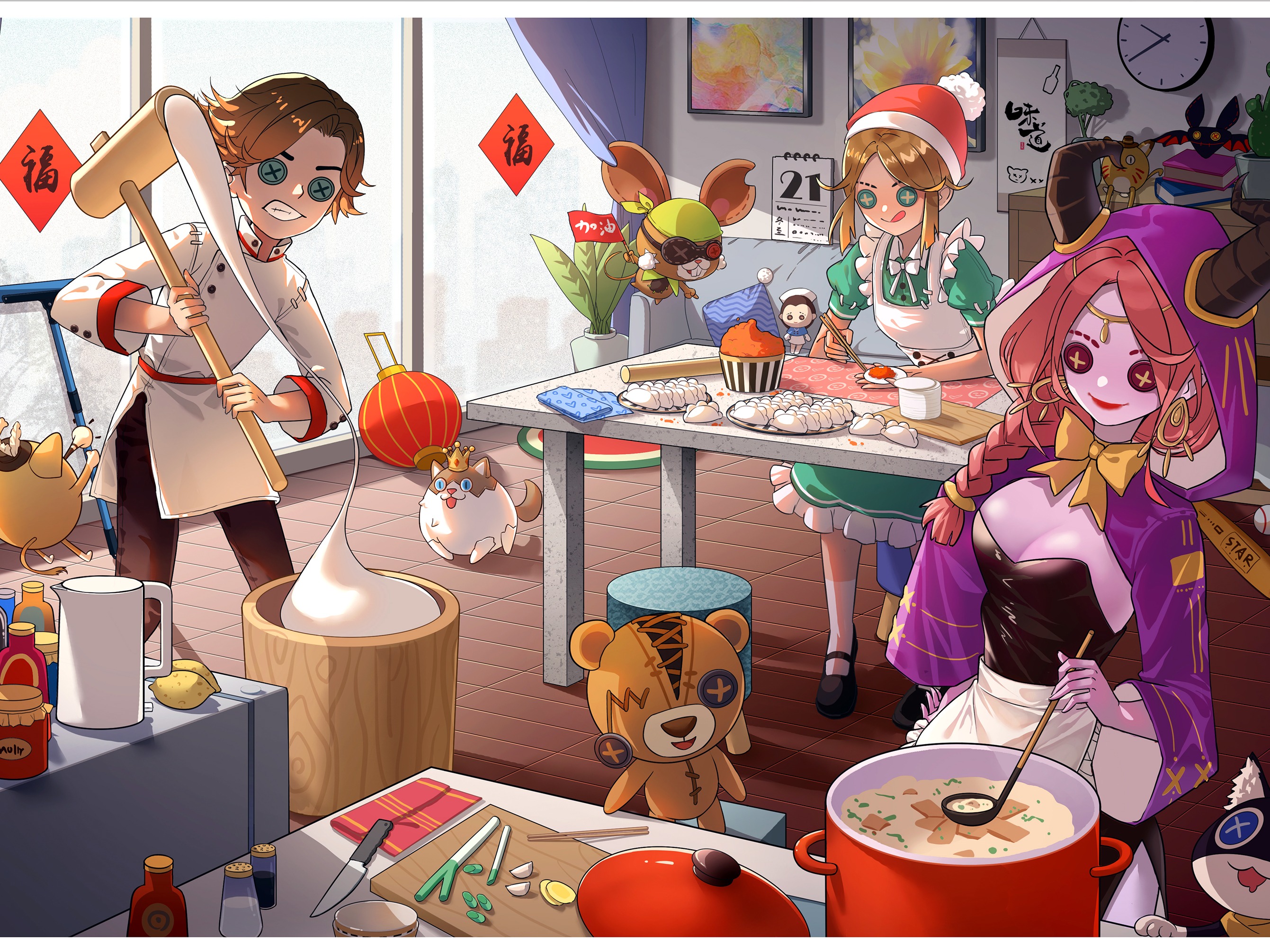 第五人格冬至插画_墨一一mo11-站酷ZCOOL