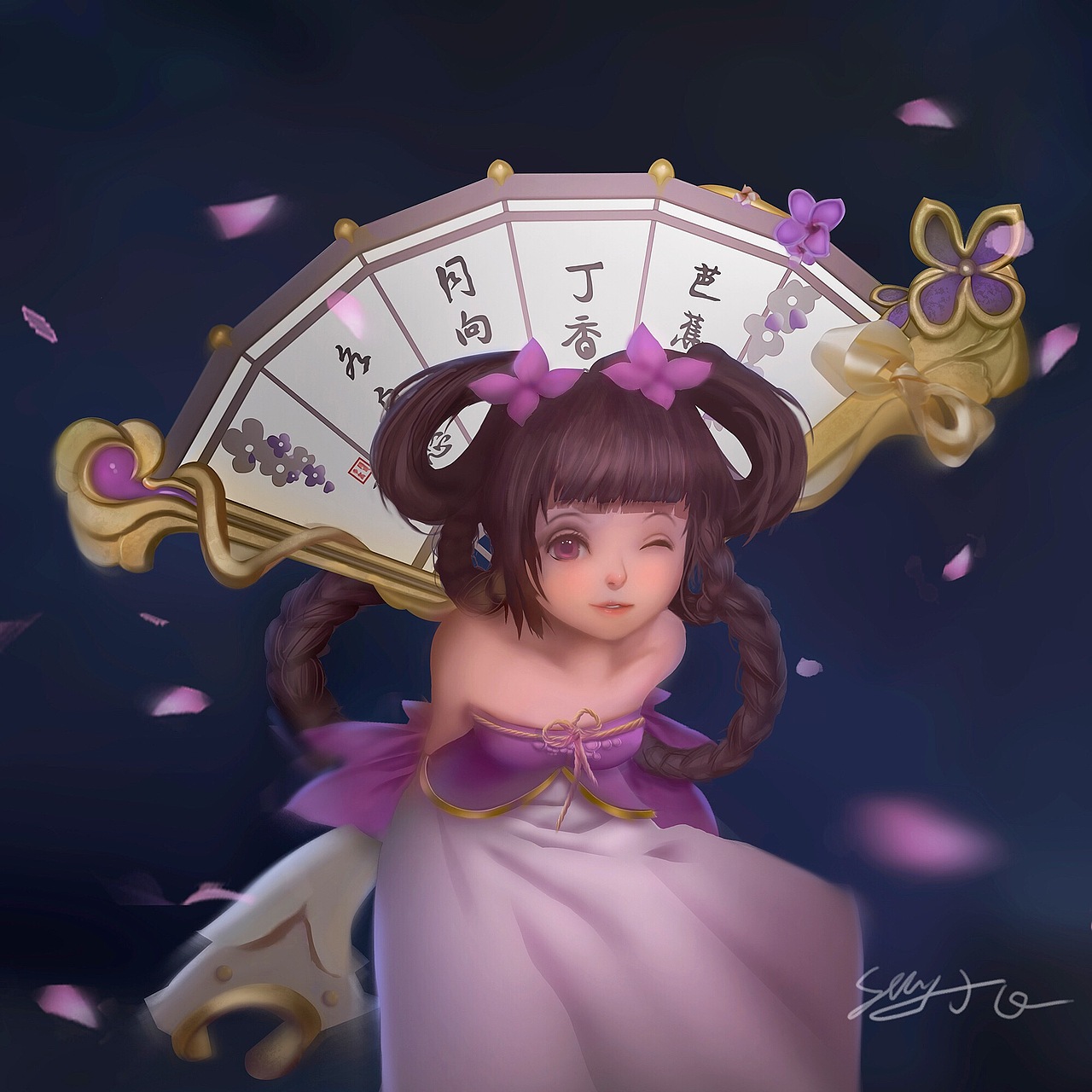 原创同人丁香结小乔_Sunny_xf-站酷ZCOOL