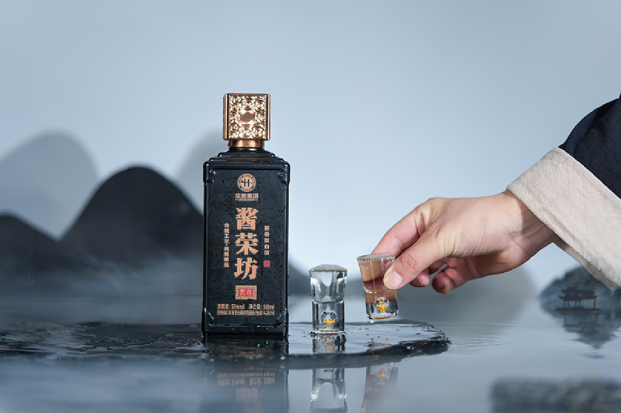 白酒拍摄丨酱荣坊 拍摄案例石明朗 站酷zcool