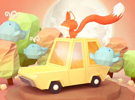 lowpoly练习_scorpion0107-站酷ZCOOL