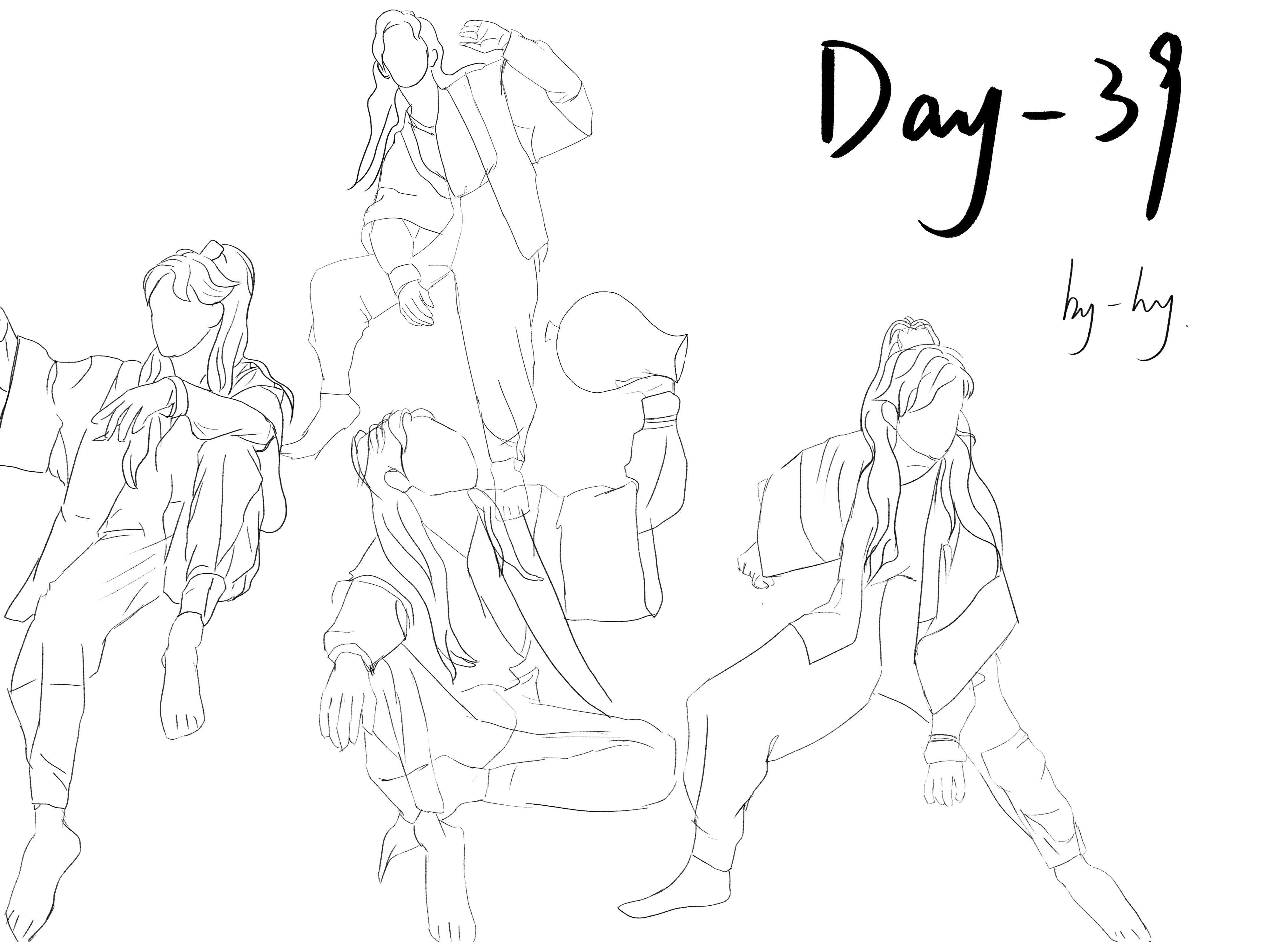 #速写60天挑战赛#Day39@速写班长_咸鱼干设计-站酷ZCOOL