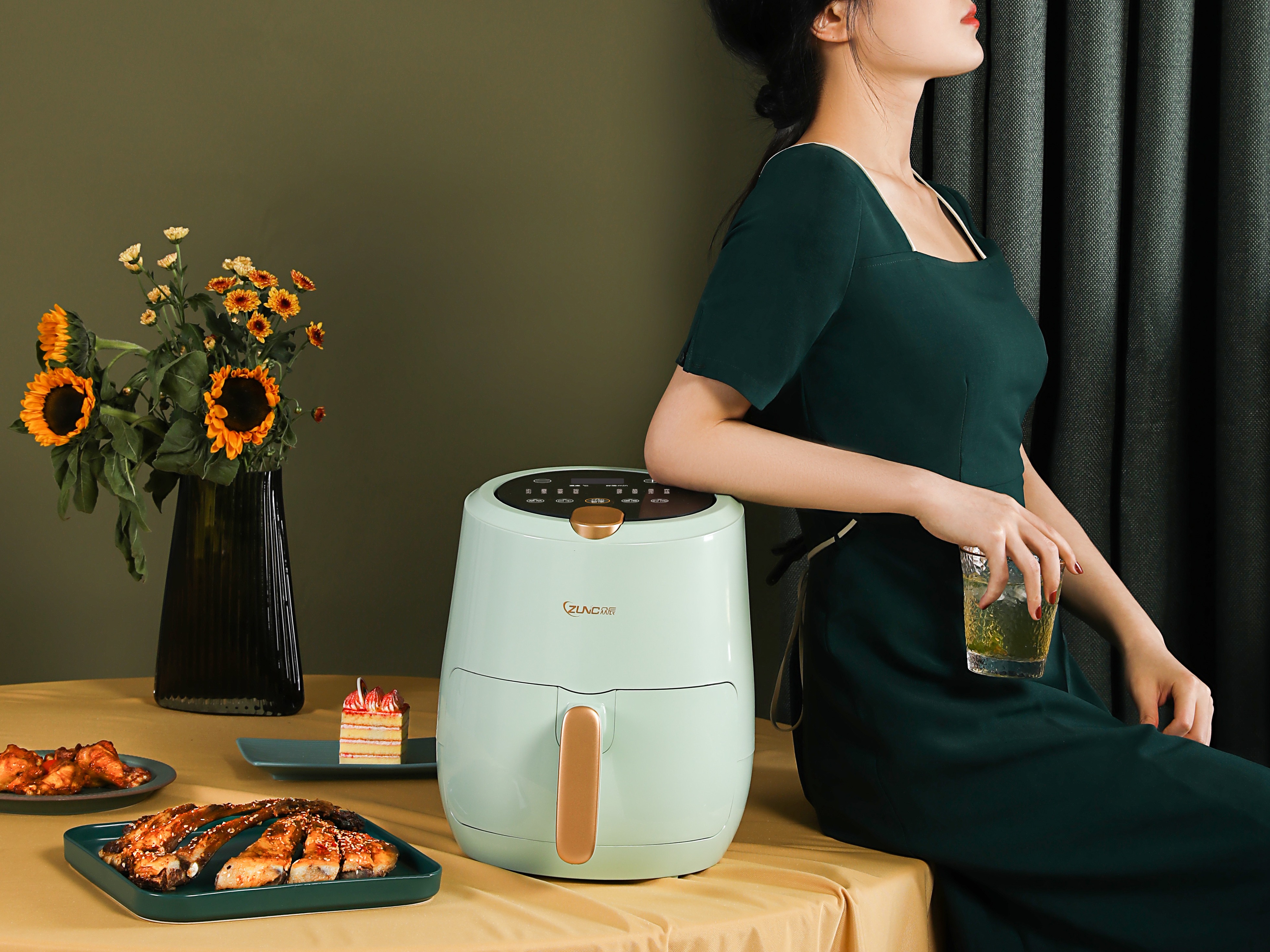 小家电 电器摄影丨挂烫机 刀架 空气炸锅_摄影师炒饭-站酷ZCOOL