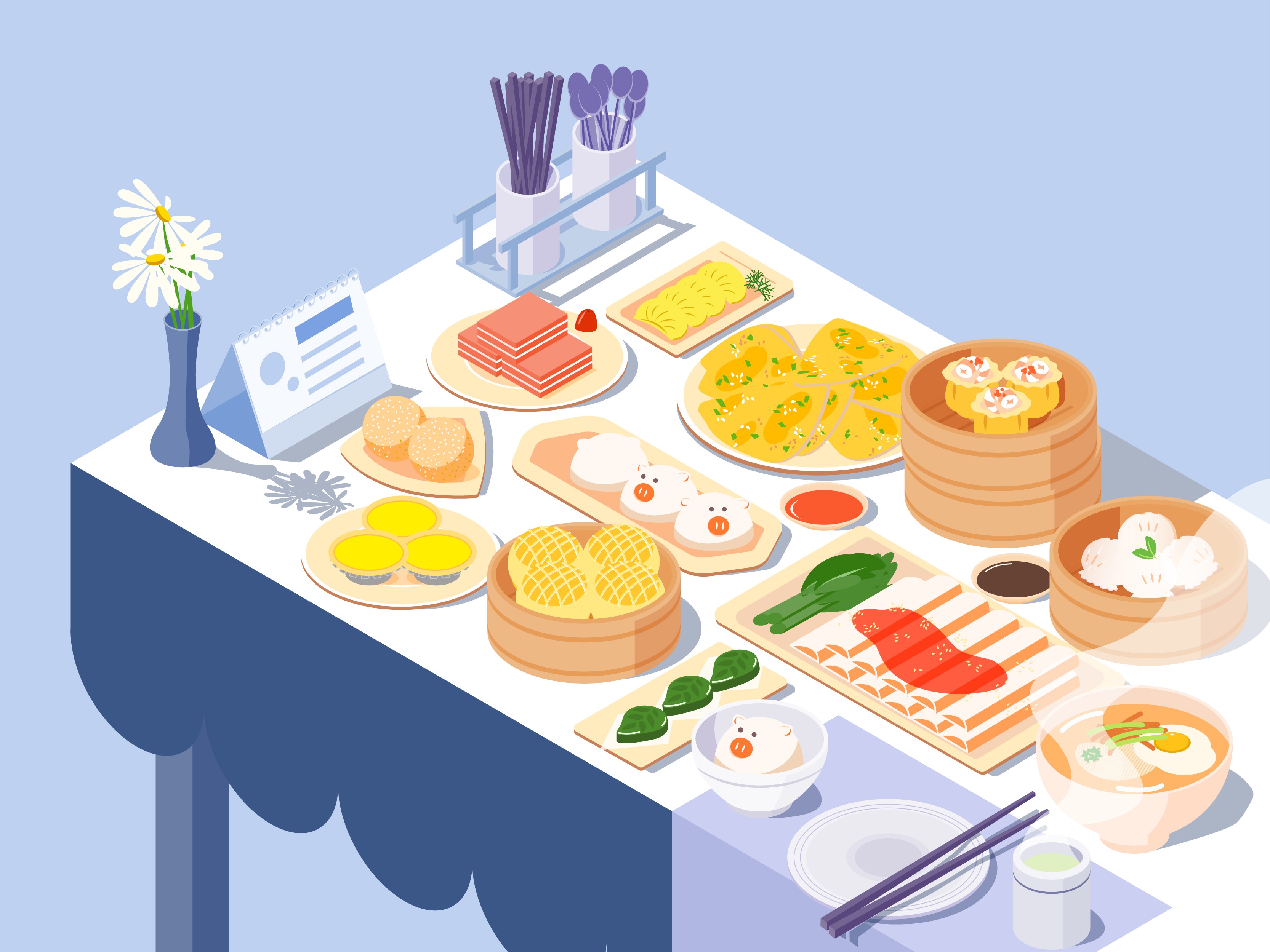 AI2.5D风格插画练习_CeciliaY加油鸭-站酷ZCOOL