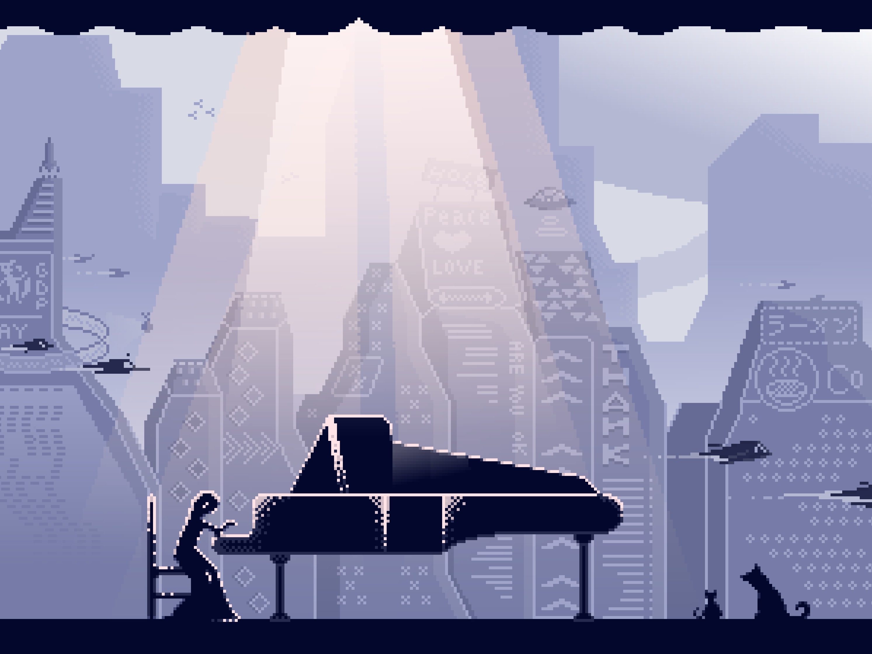 像素画--新世界①_BlackHoel-站酷ZCOOL