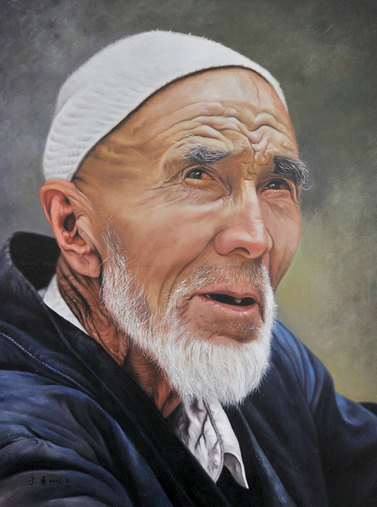 油画作品《岁月》_墨海YY-站酷ZCOOL