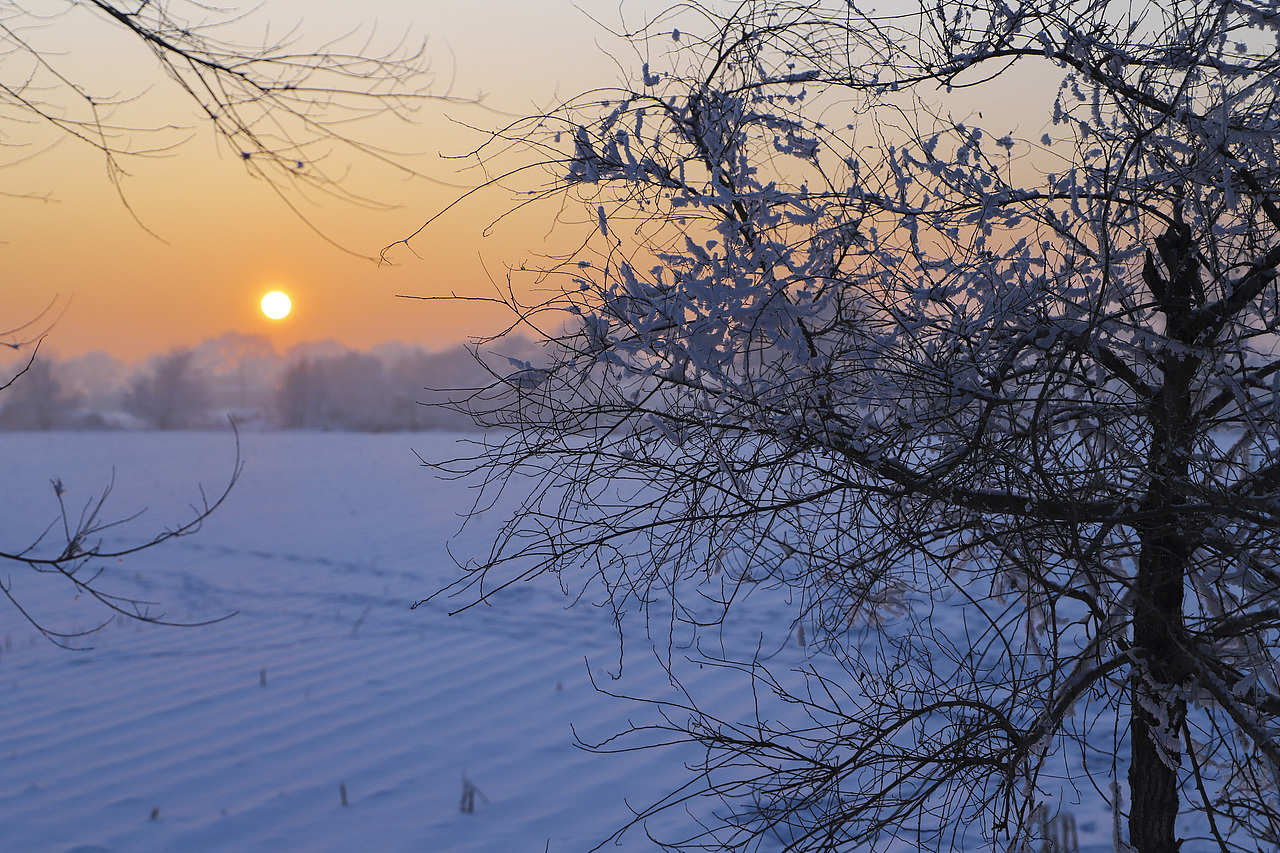 东北的雪_灯塔与-站酷ZCOOL