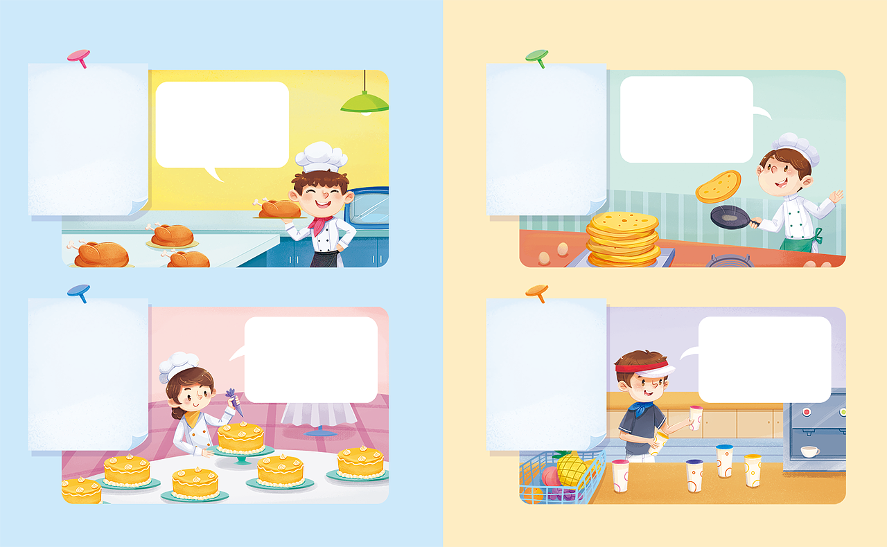 一些儿童游戏书插图~_可达丫-站酷ZCOOL