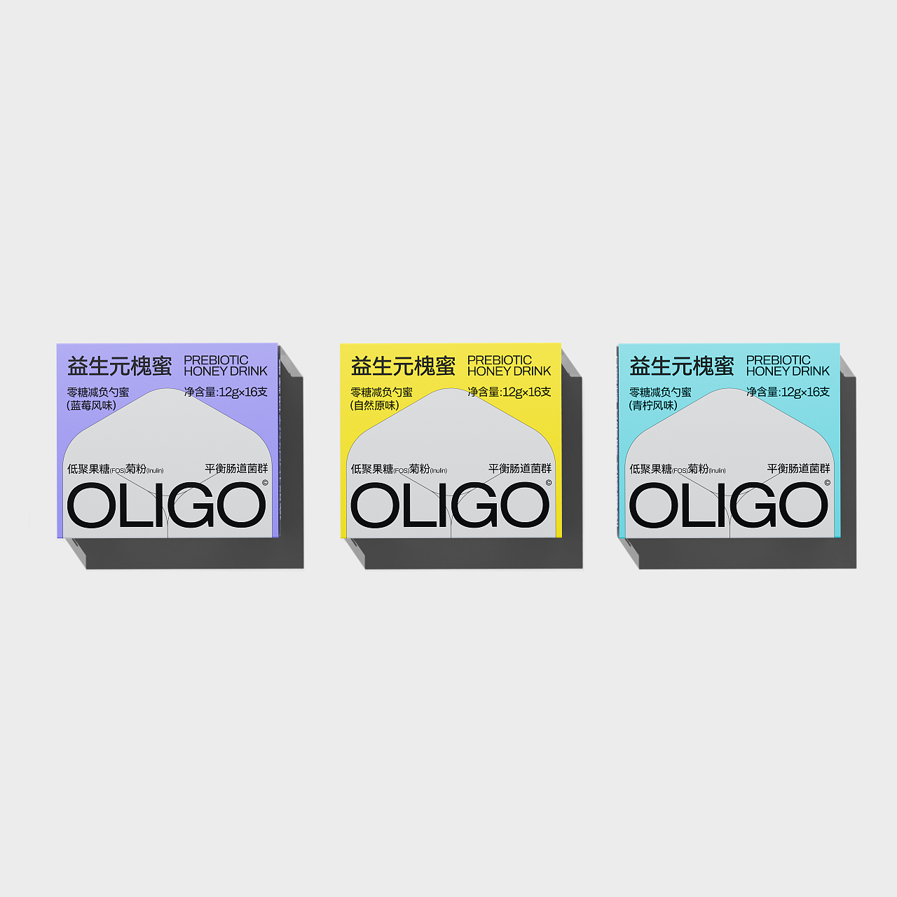 OLIGO - 洋槐蜂蜜包装_1To3_Design_Lab-站酷ZCOOL