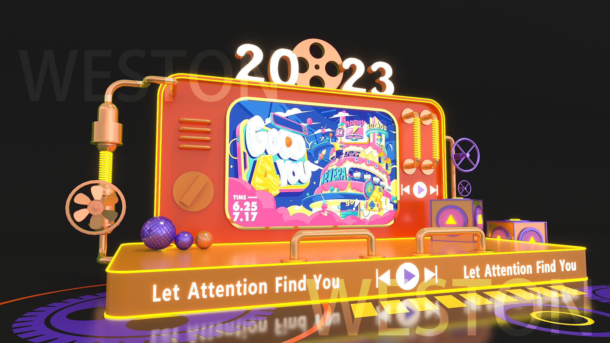 小舞台素材_Weston_D-站酷ZCOOL