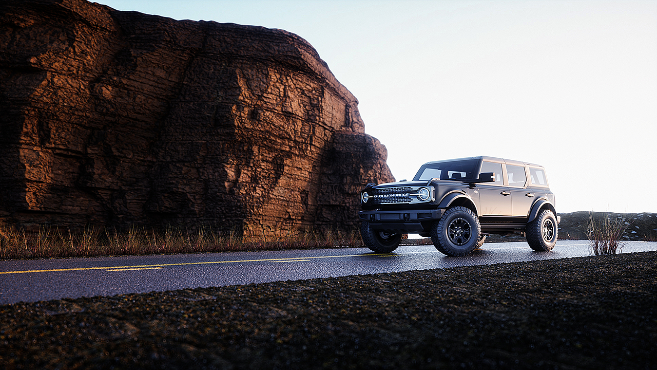 汽车渲染_XIAO小贝-站酷ZCOOL