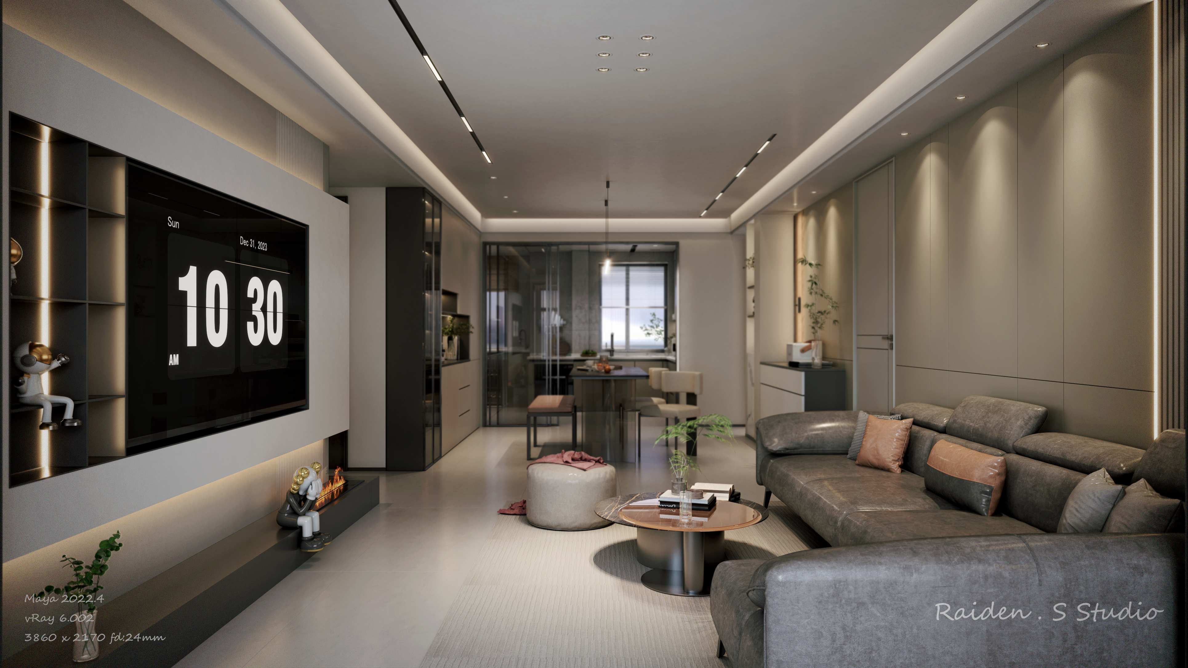 现代轻奢风格家居空间设计方案_RaidenS高光艺设-站酷ZCOOL