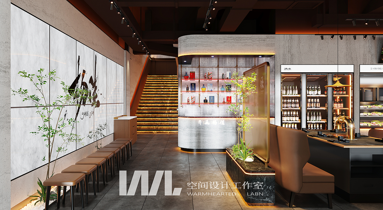 500㎡烧烤店_Jov1al-站酷ZCOOL