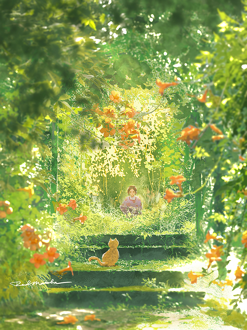 走在夏天里_RedMatcha_-站酷ZCOOL